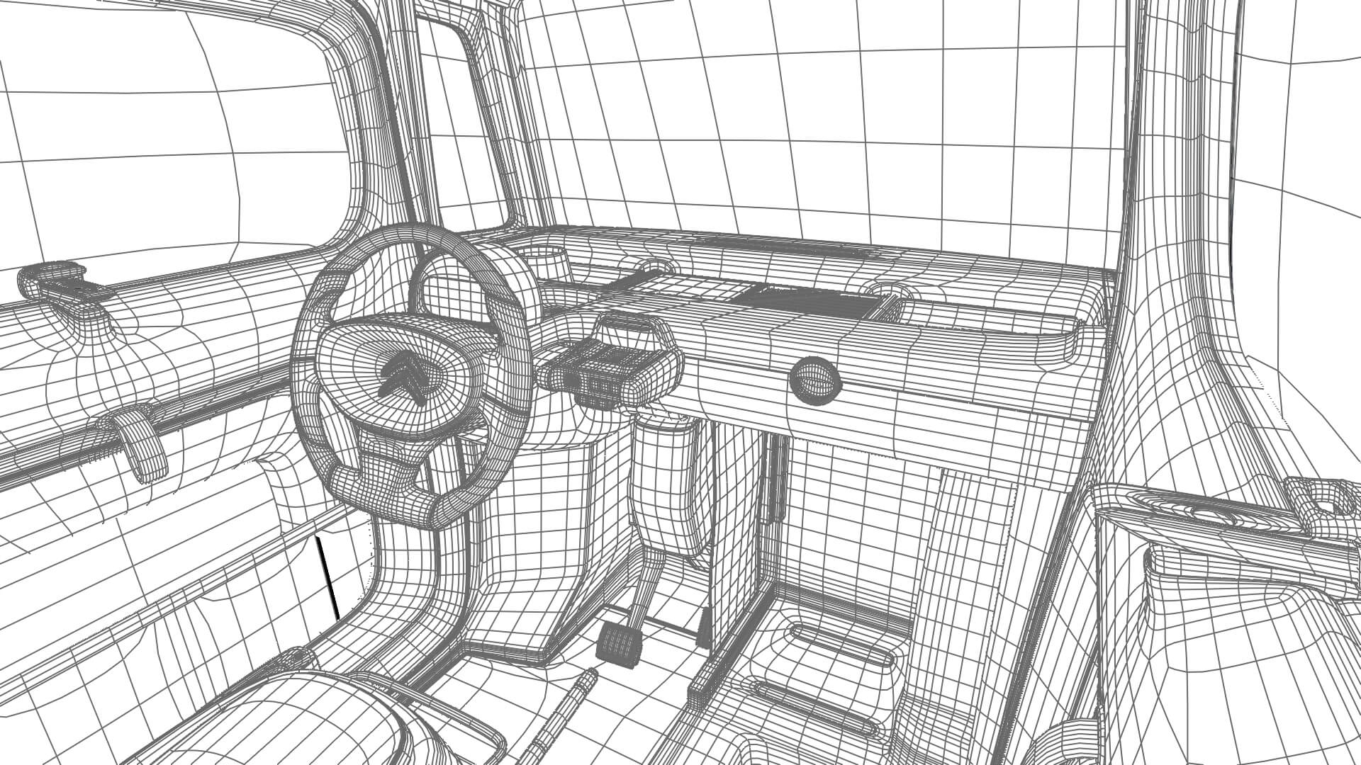 Citroën Ami 2020 3D Model by W modeling studio