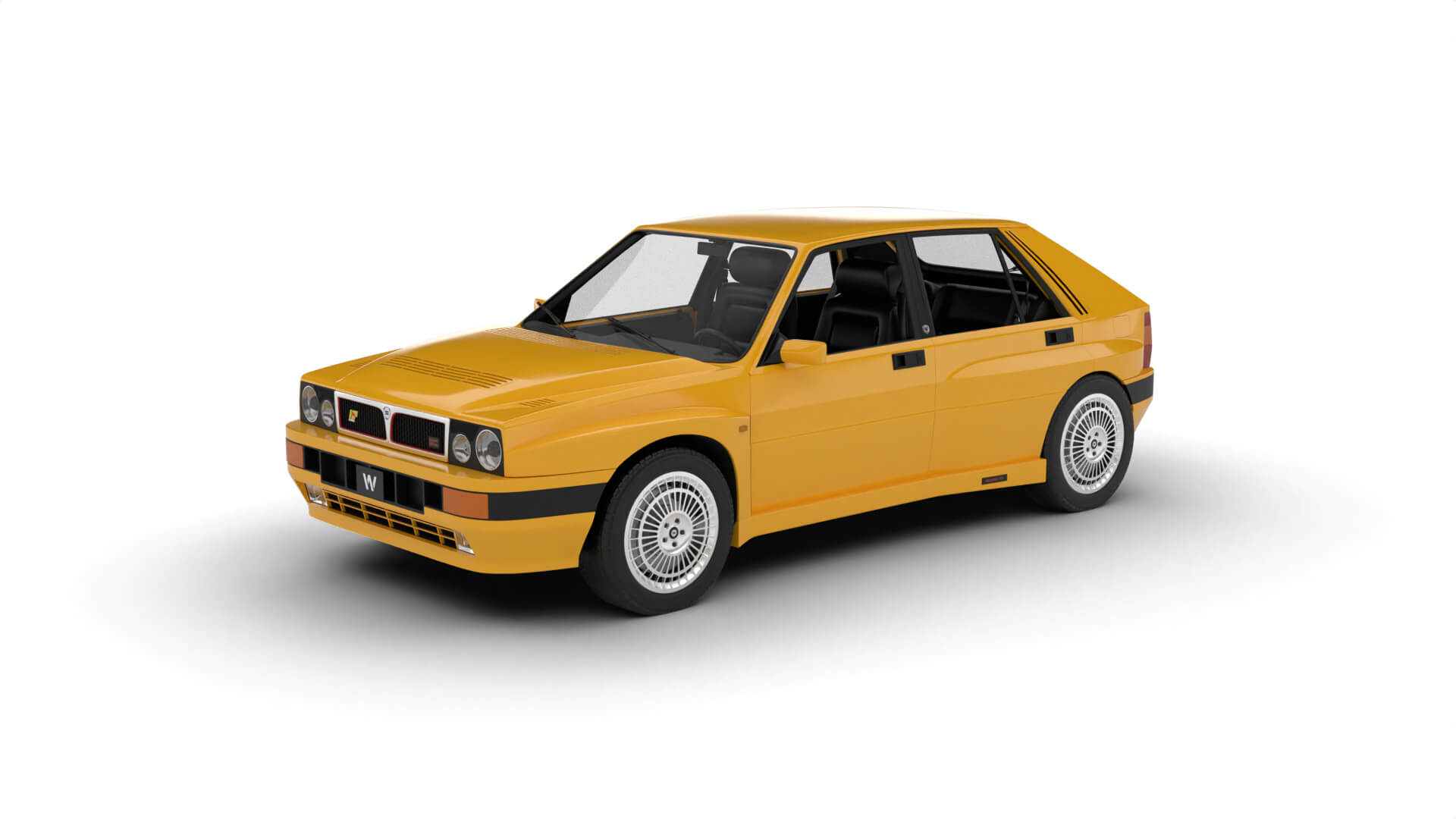 Lancia Delta HF Integrale 16V 3D Model 3D Model by W modeling studio