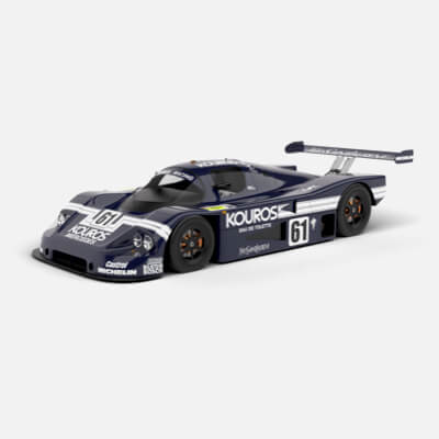Mercedes Benz C9 Hasegawa 1987 Sauber Kouros Racing 3d model by W ...