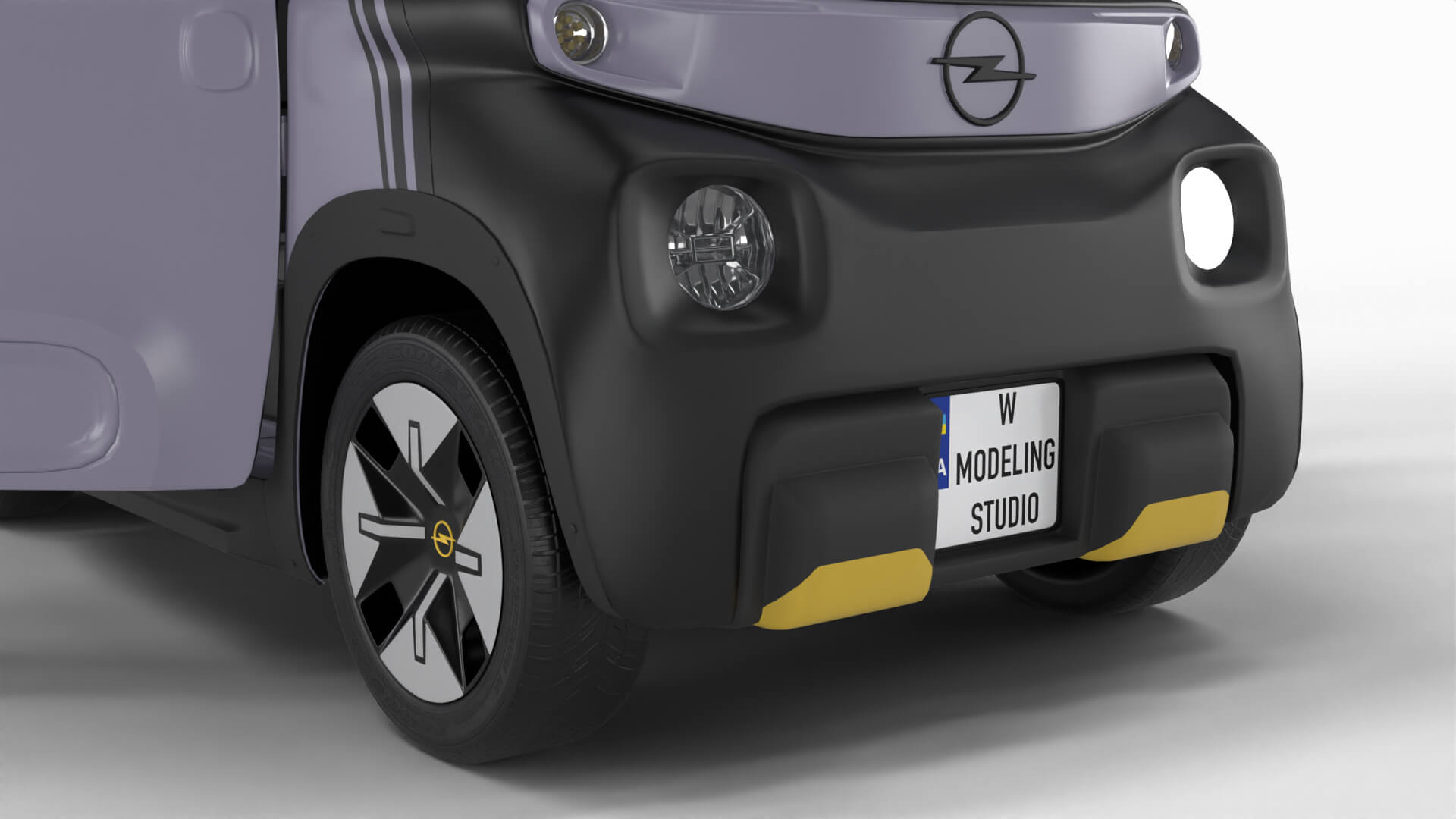Opel Rocks E 2020 3D Model HQ Interior by W modeling studio