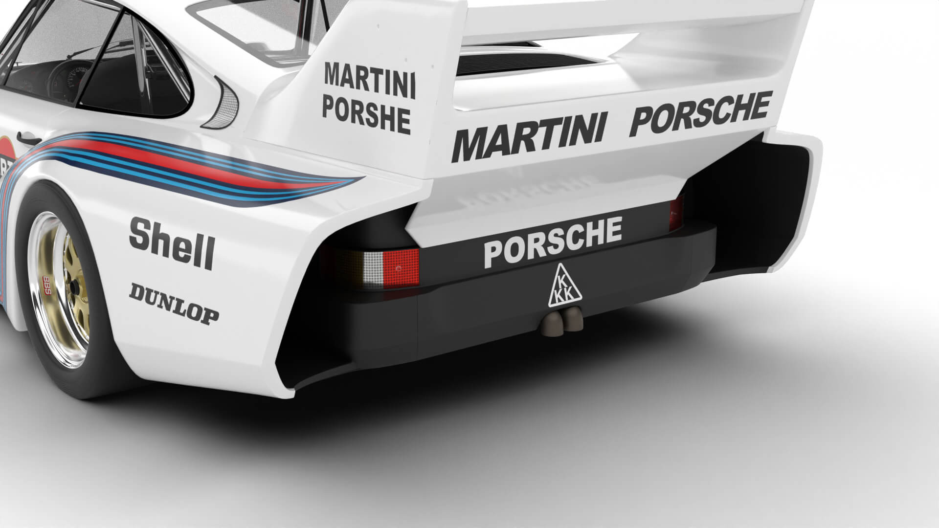 Porsche 935 1977 Martini Racing 3d model 3D model by W modeling studio