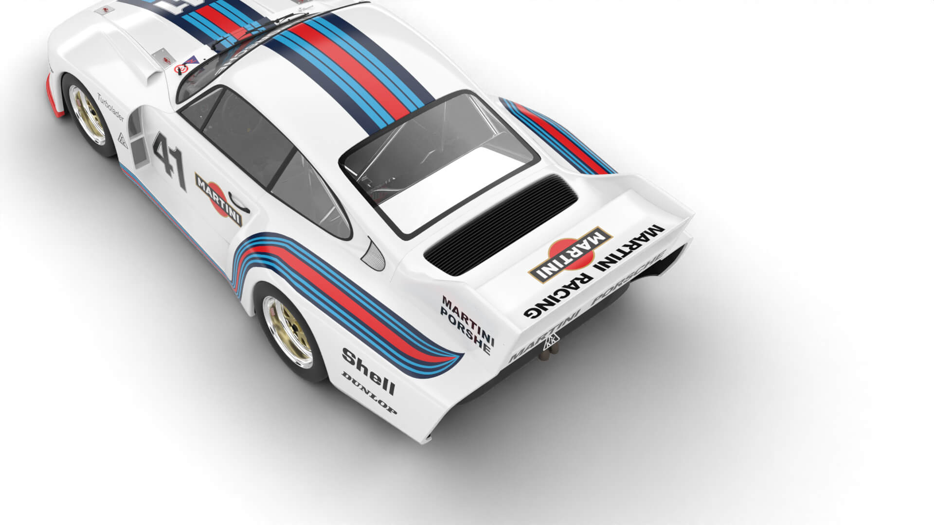Porsche 935 1977 Martini Racing 3d model 3D model by W modeling studio