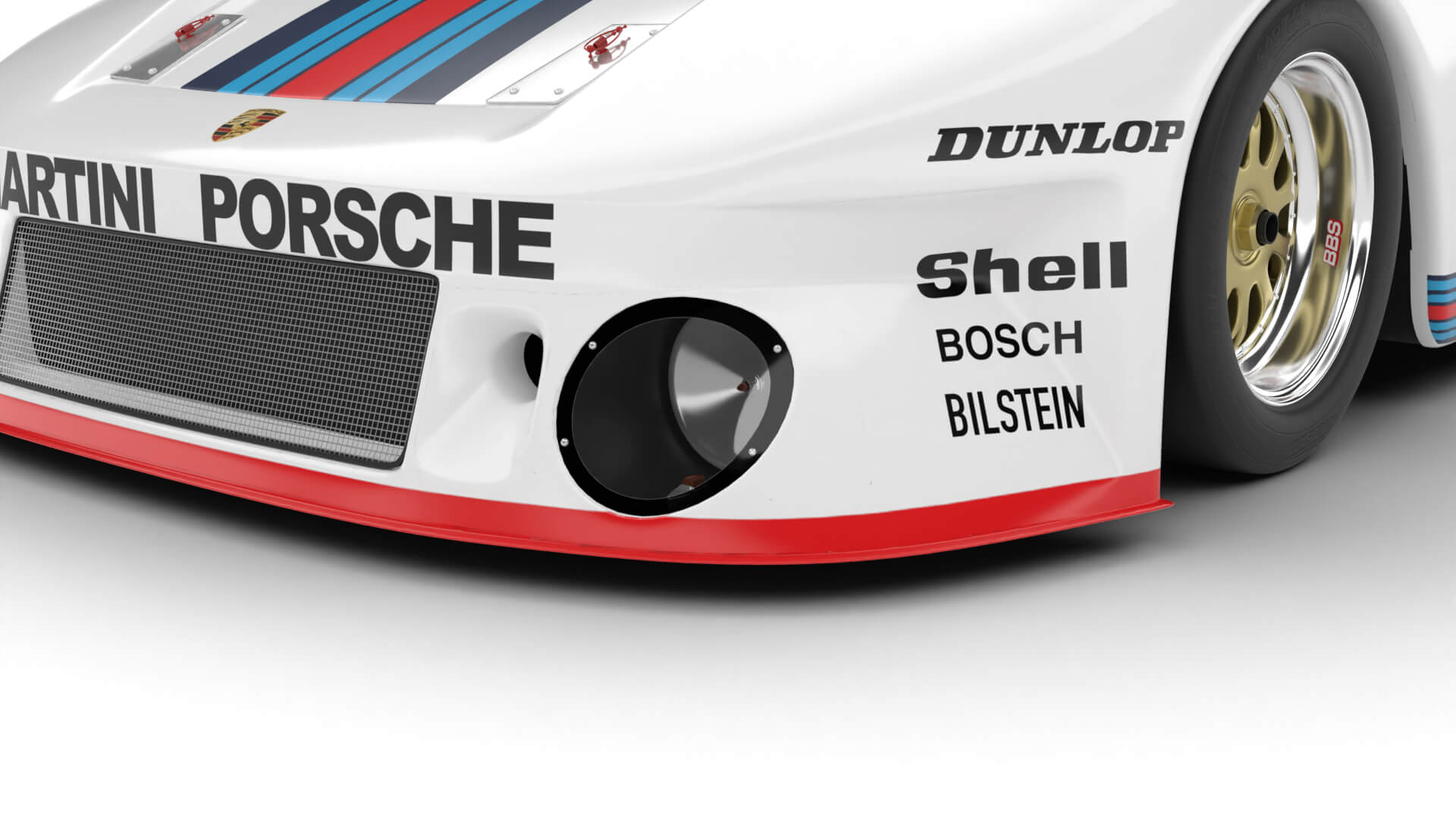 Porsche 935 1977 Martini Racing 3d model 3D model by W modeling studio
