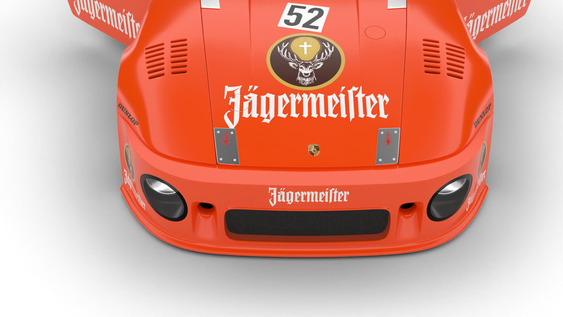 Porsche 935\77 1977 #52 Jagermeister Racing HQ Interior - 3D Model by W modeling studio