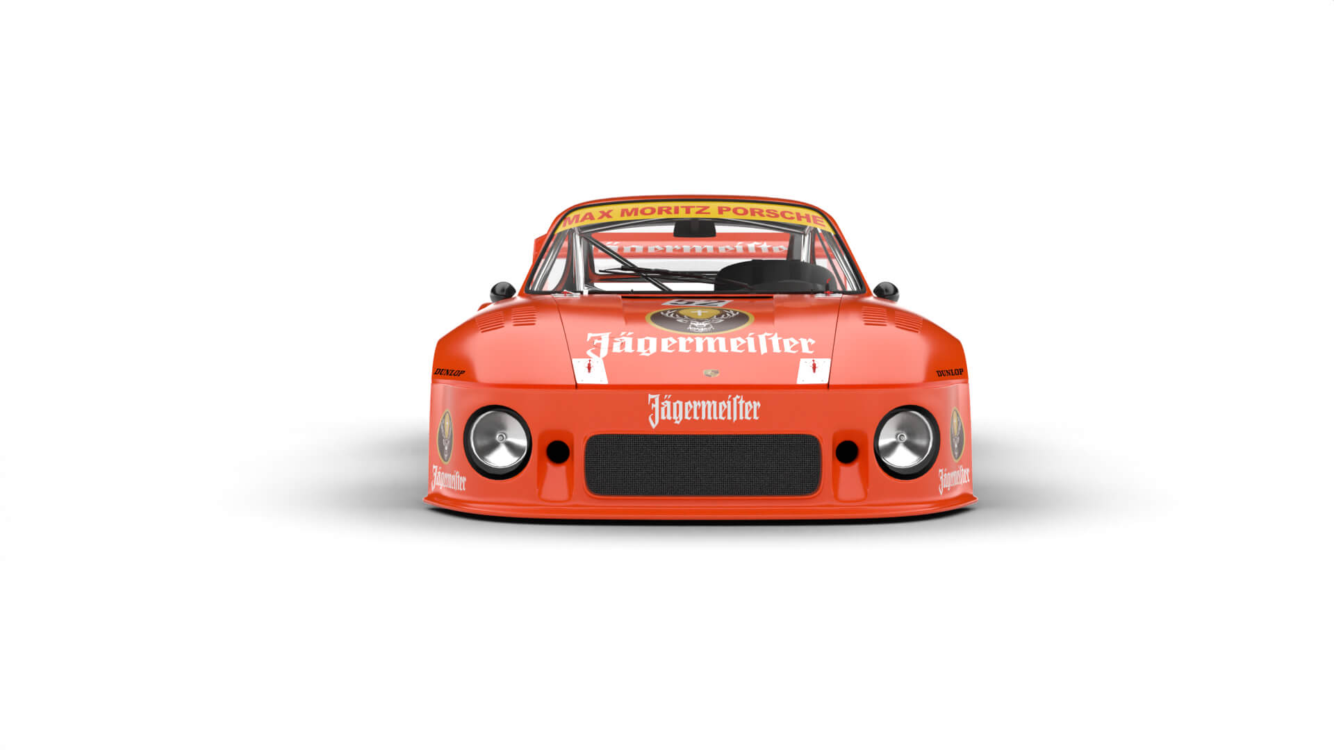Porsche 935\77 1977 #52 Jagermeister Racing 3d model by W modeling studio