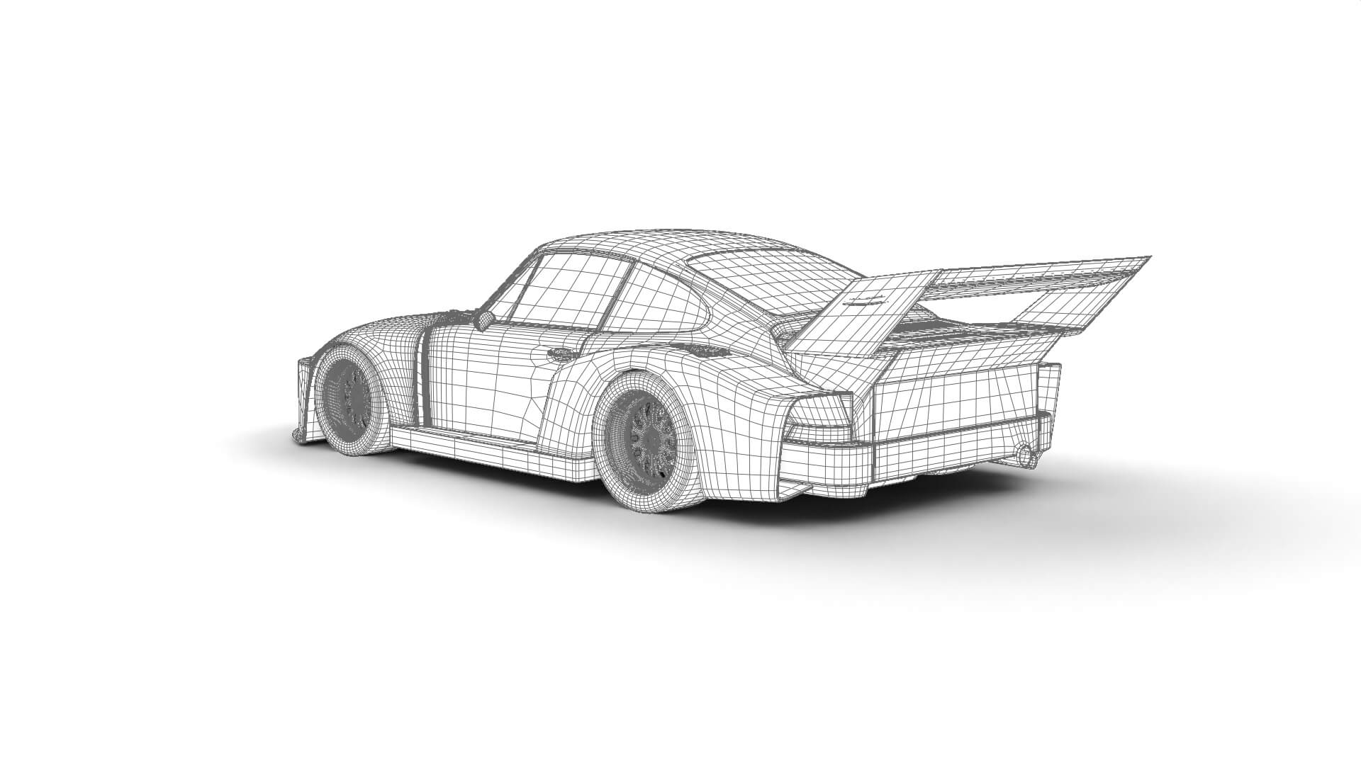 Porsche 935\77 1977 #52 Jagermeister Racing 3d model by W modeling studio