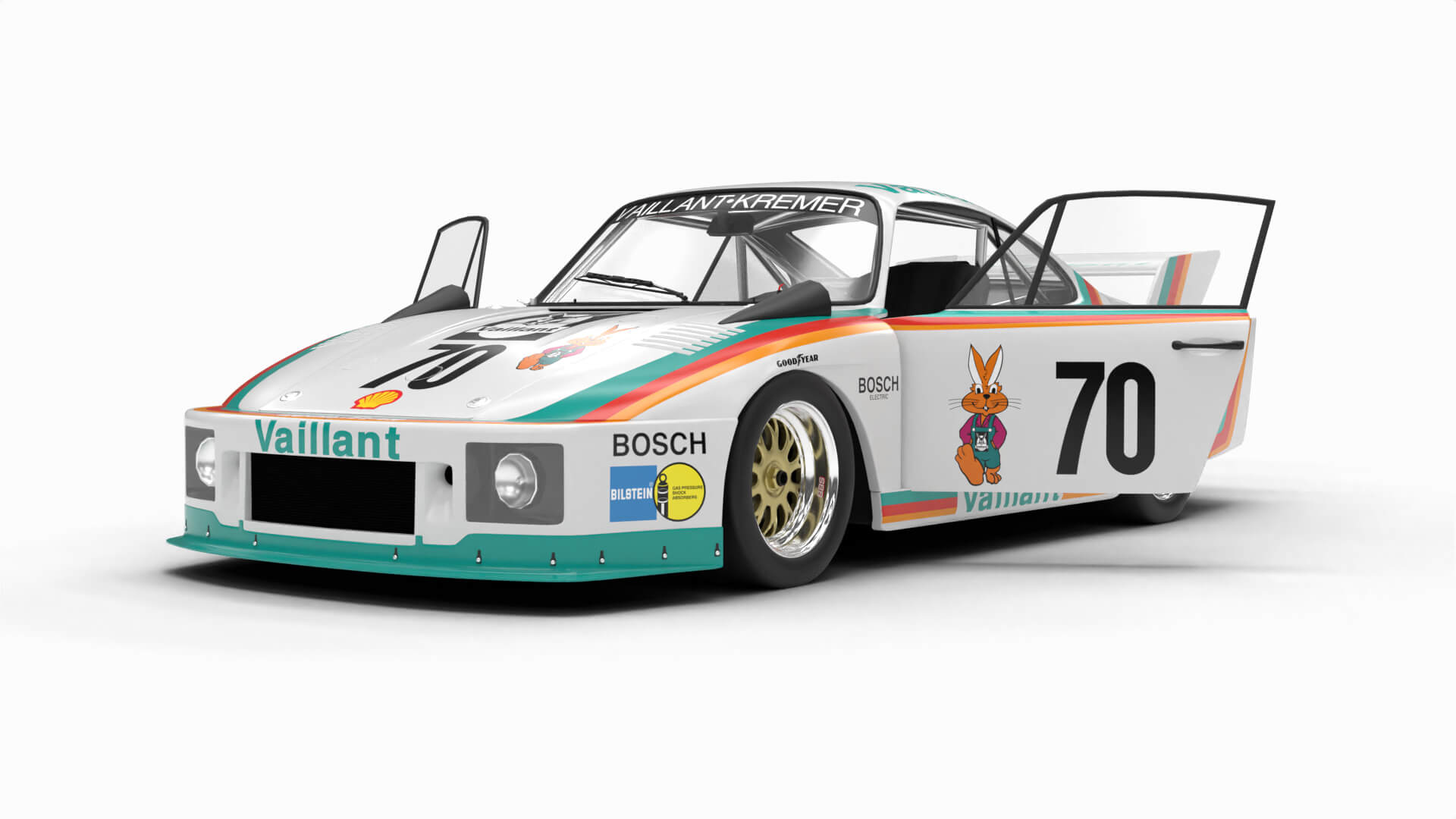 Porsche 935\77 1977 Vaillant DRM Racing HQ - 3D Model by W modeling studio