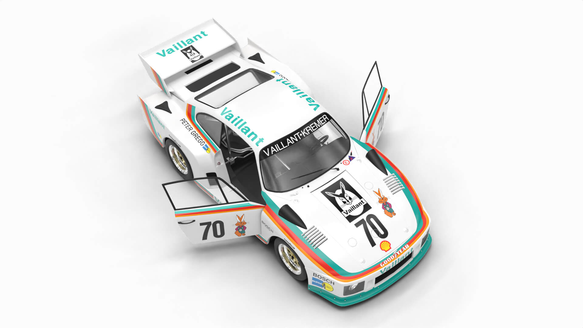 Porsche 935\77 1977 Vaillant DRM Racing HQ - 3D Model by W modeling studio