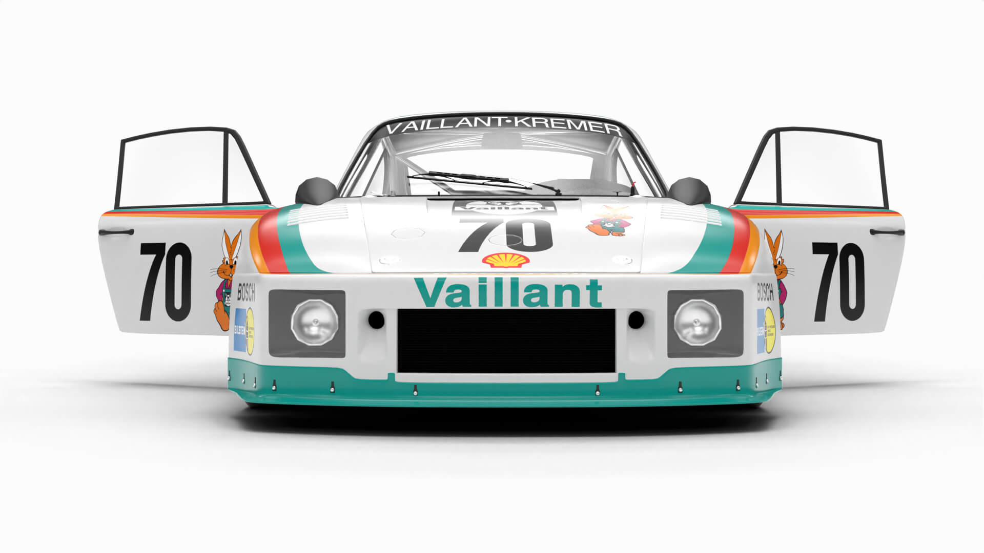 Porsche 935\77 1977 Vaillant DRM Racing HQ - 3D Model by W modeling studio