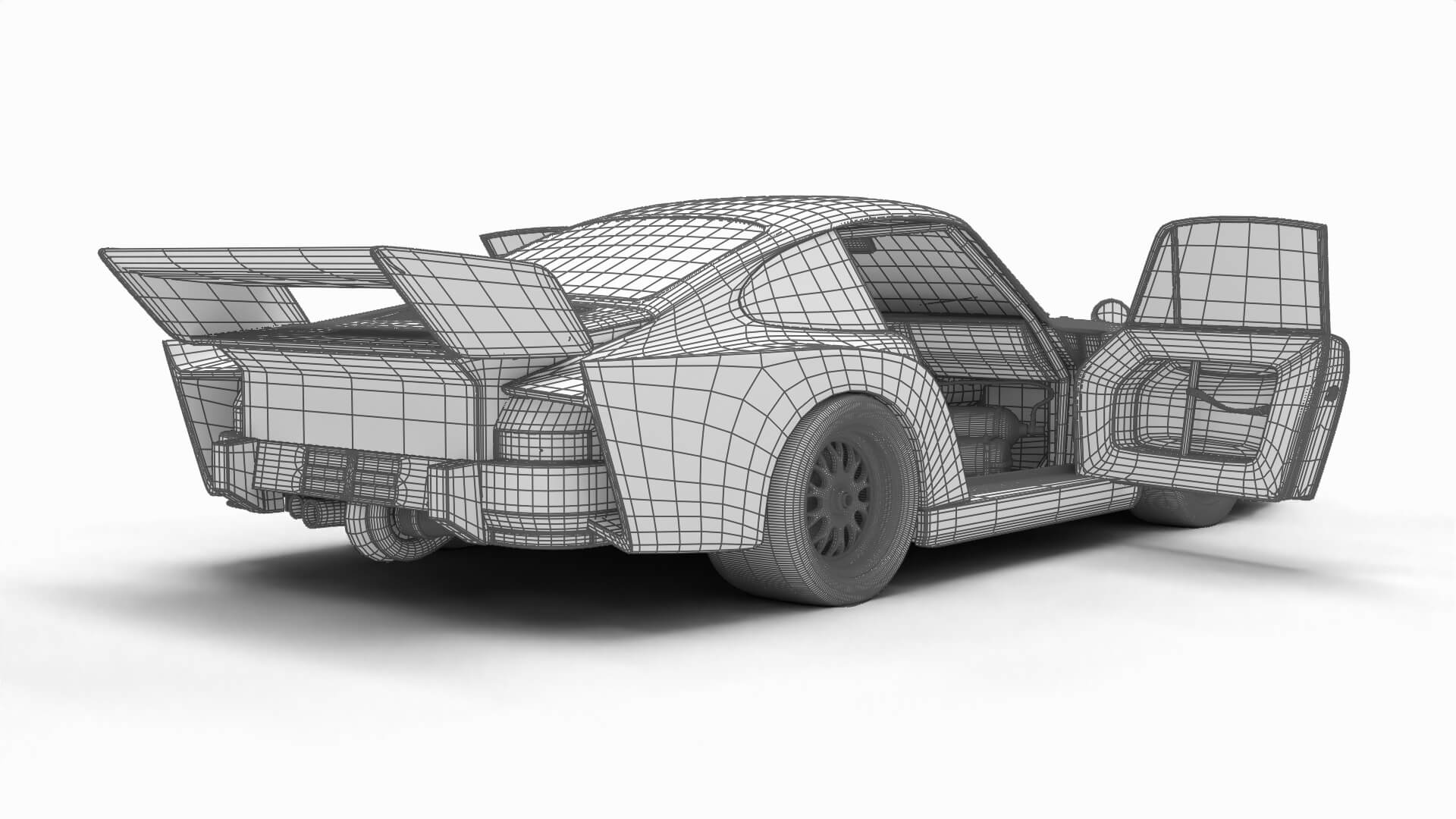 Porsche 935\77 1977 Vaillant DRM Racing HQ - 3D Model by W modeling studio