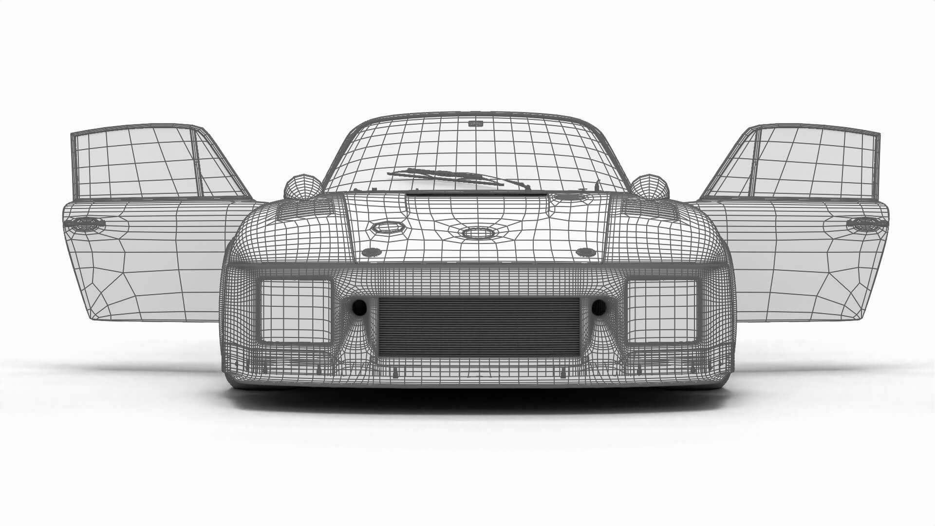 Porsche 935\77 1977 Vaillant DRM Racing HQ - 3D Model by W modeling studio