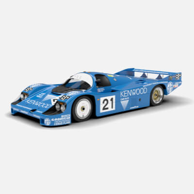 Porsche 956 Group C 1982 Kenwood Kremer Racing 3d model by W modeling ...