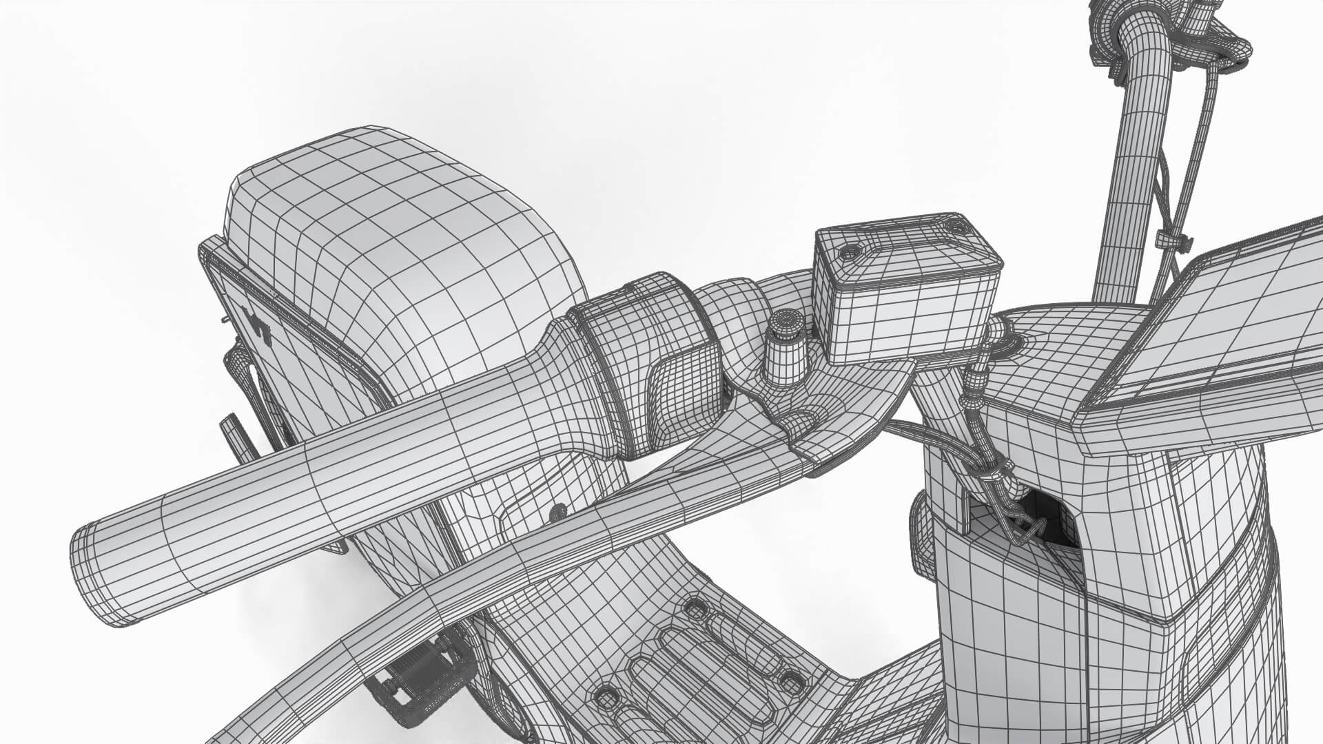 Scooter Yadea V7 3D Model by W modeling studio