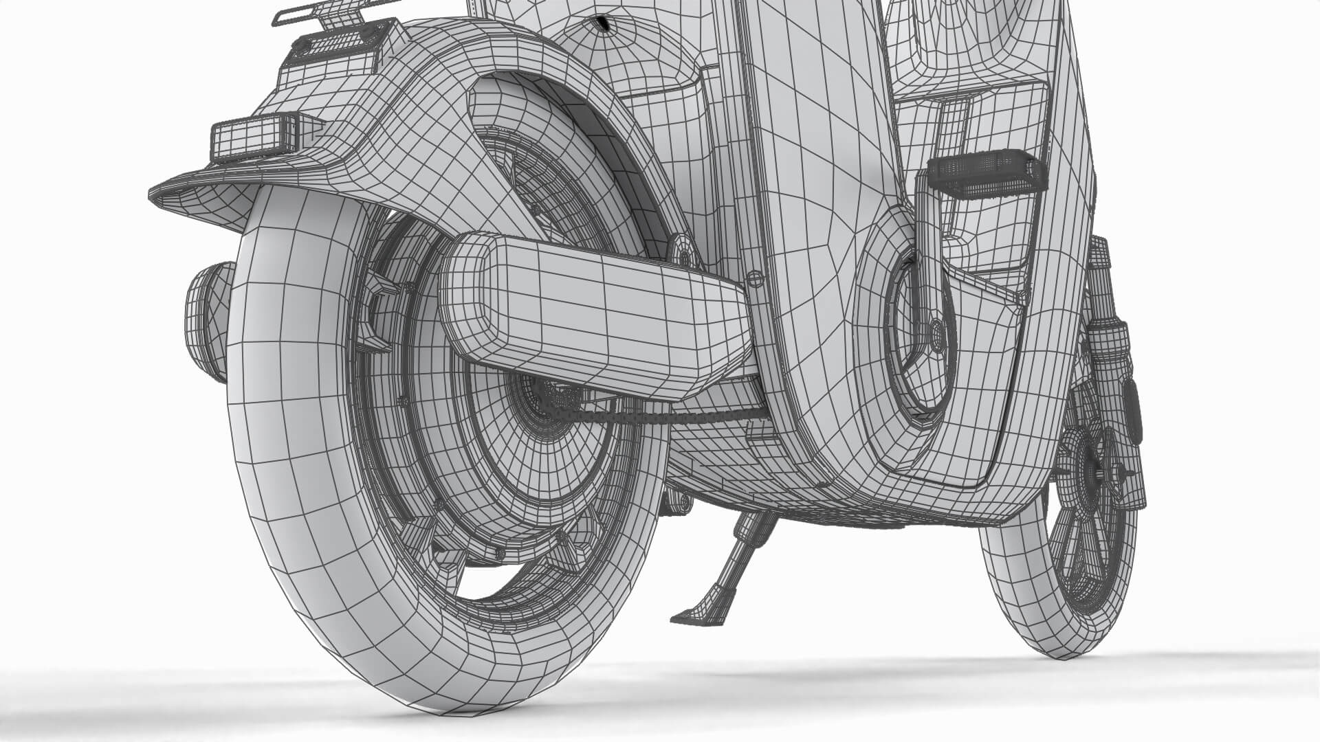 Scooter Yadea V7 3D Model by W modeling studio