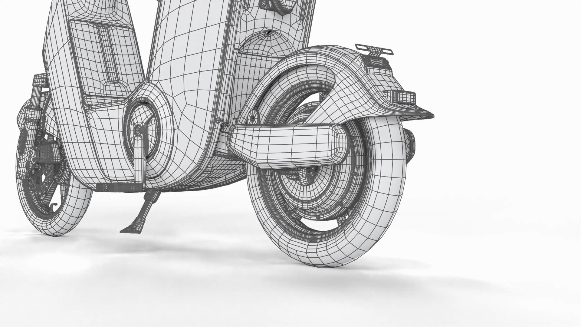 Scooter Yadea V7 3D Model by W modeling studio