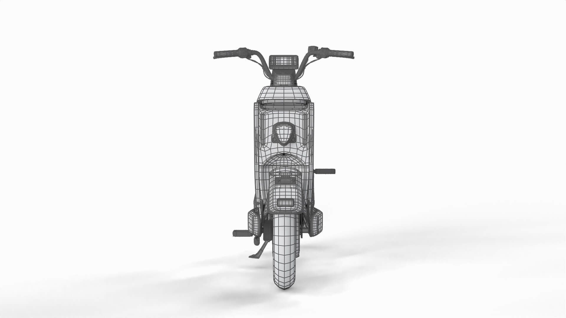 Scooter Yadea V7 3D Model by W modeling studio