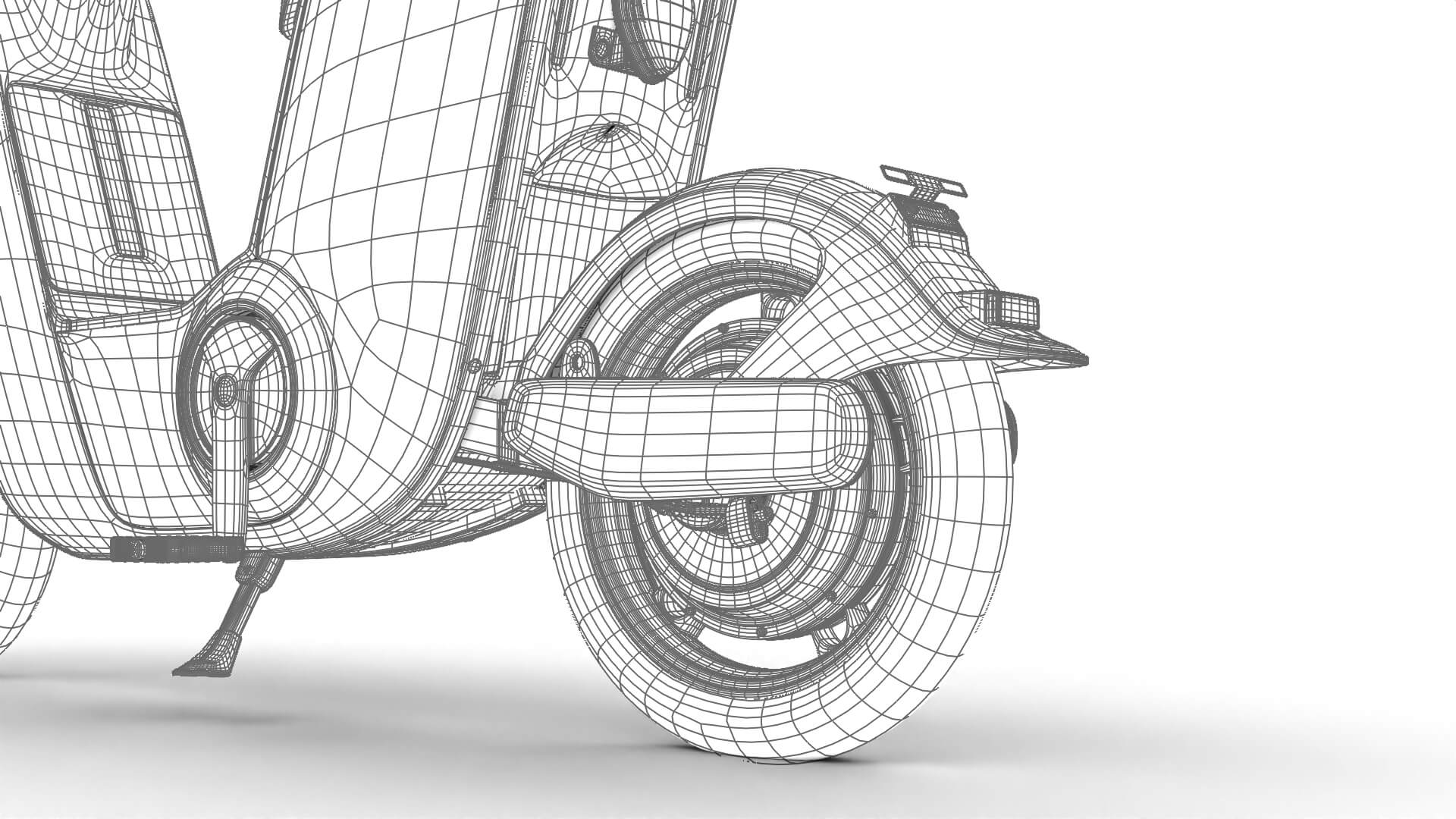 Scooter Yadea V7 3D Model by W modeling studio