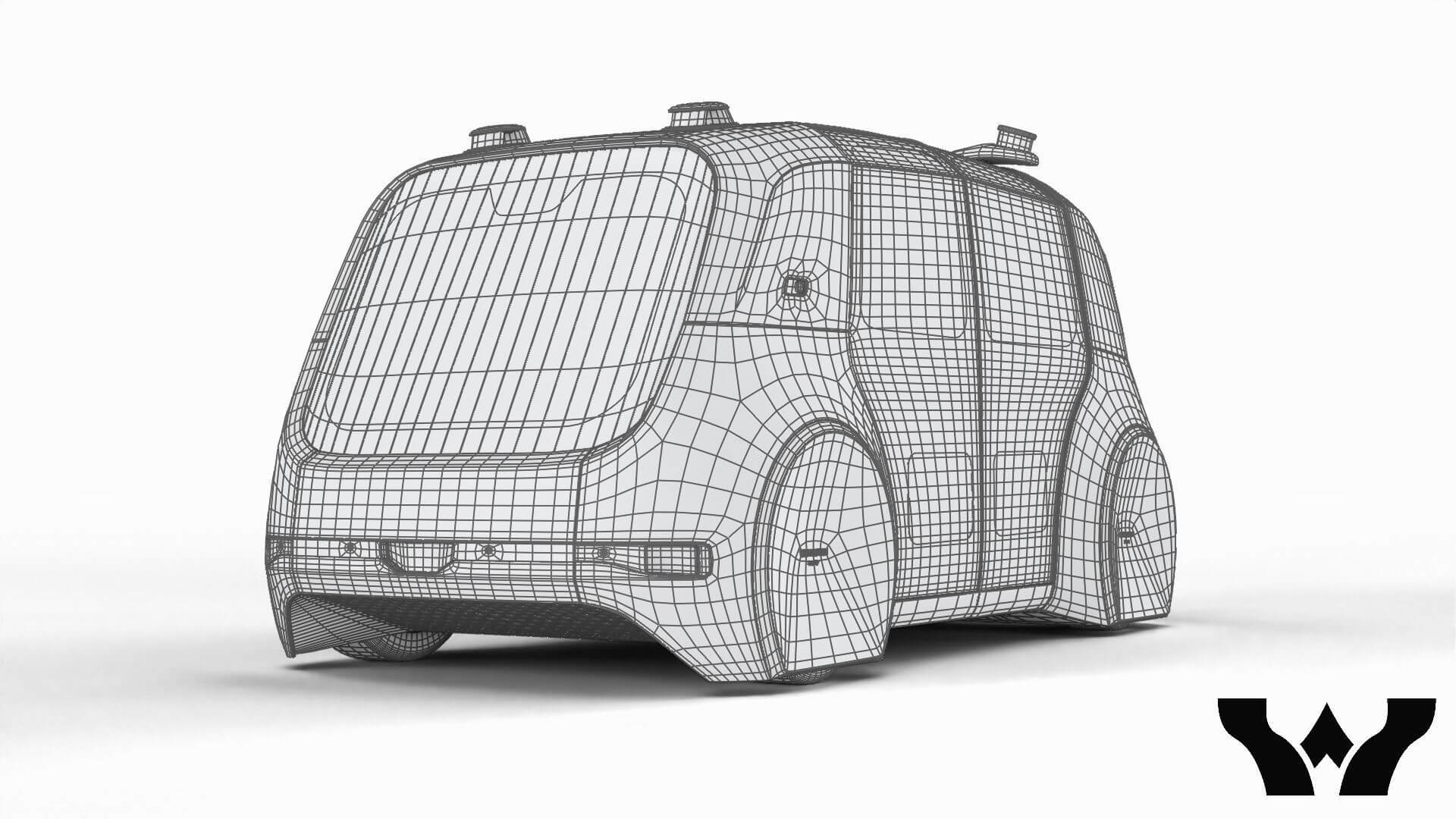 Volkswagen Sedric HQ Interior - 3D Model by W modeling studio