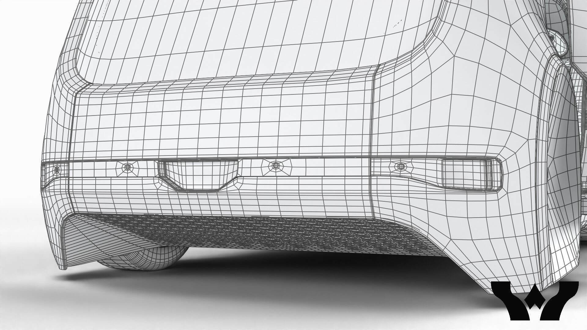 Volkswagen Sedric HQ Interior - 3D Model by W modeling studio