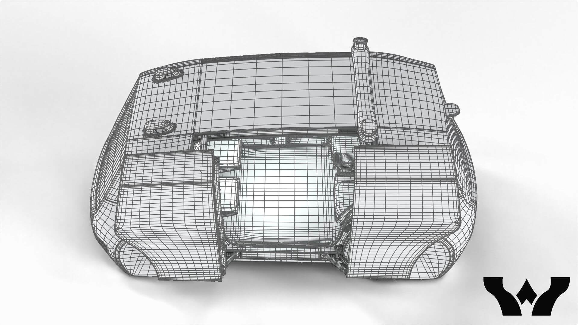 Volkswagen Sedric HQ Interior - 3D Model by W modeling studio