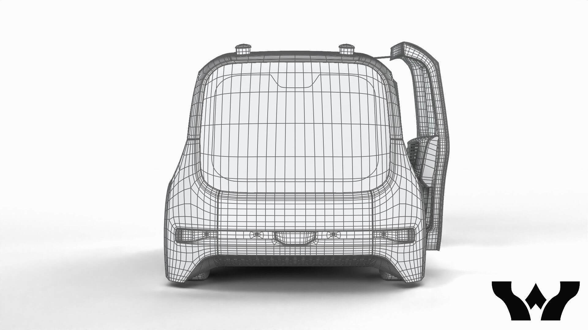 Volkswagen Sedric HQ Interior - 3D Model by W modeling studio