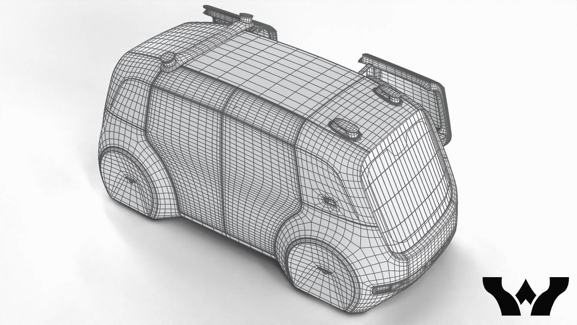 Volkswagen Sedric HQ Interior - 3D Model by W modeling studio