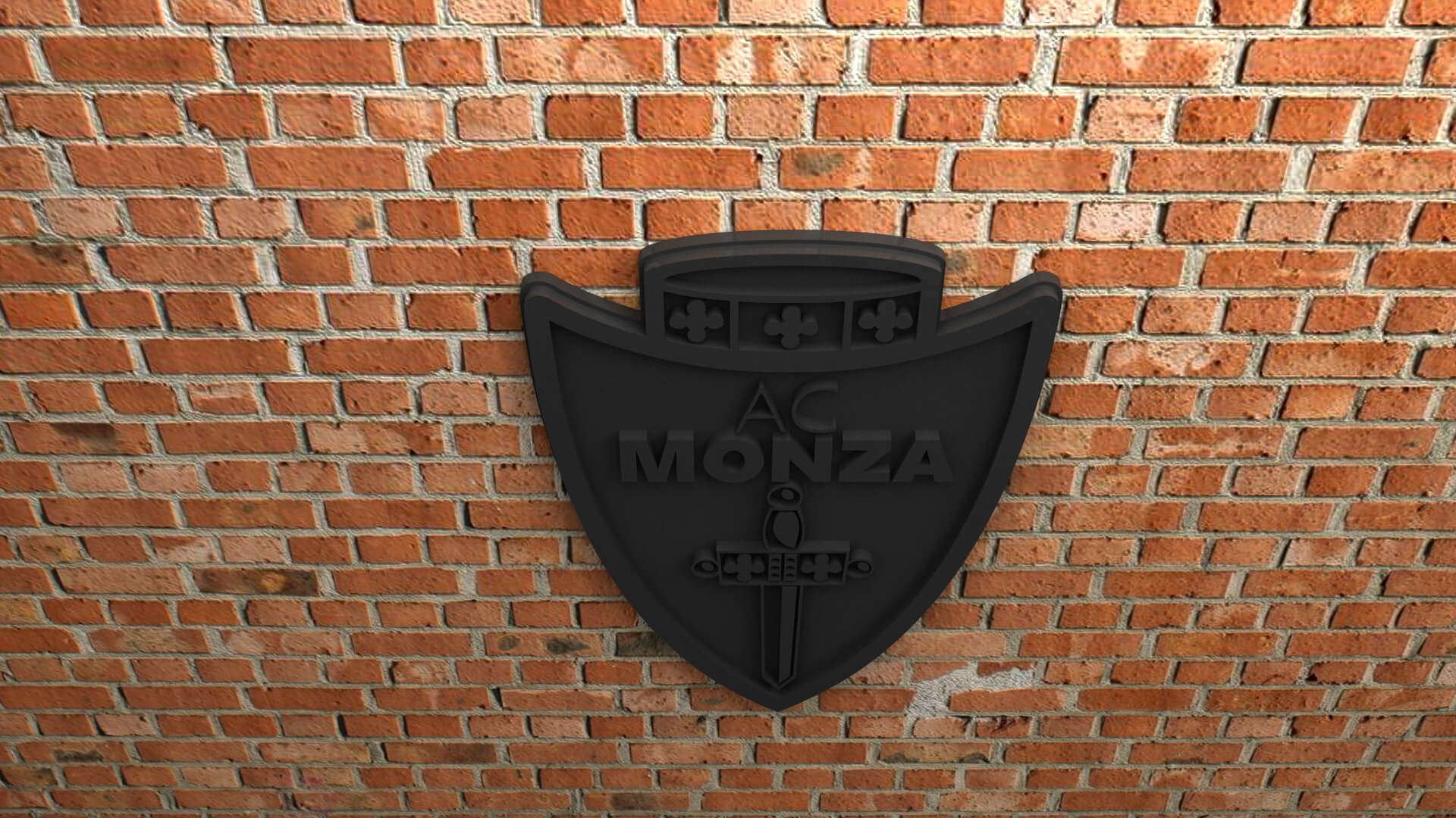 AC Monza Logo - 3D Model by waelmoussa