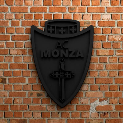AC Monza Logo - 3D Model by waelmoussa