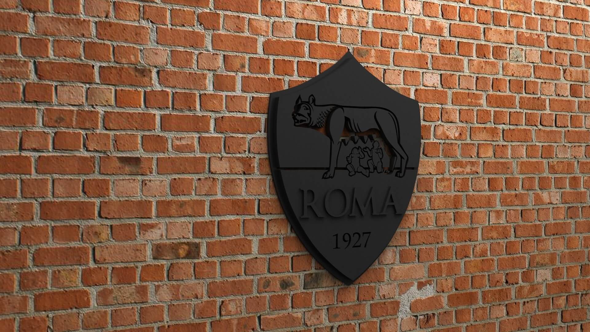AS Roma Logo - 3D Model by waelmoussa