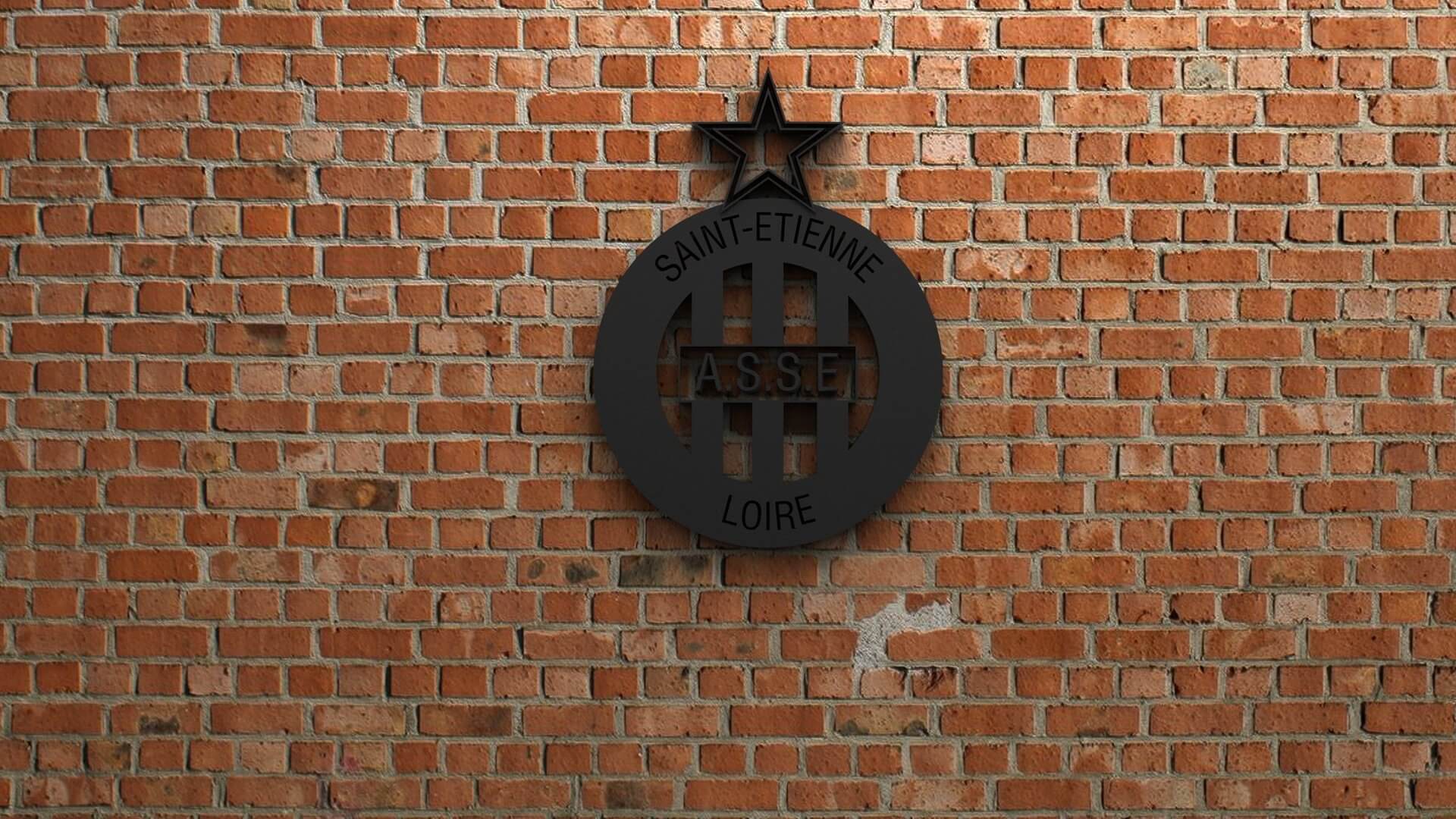 AS Saint-Etienne Logo 3D Print Model by waelmoussa