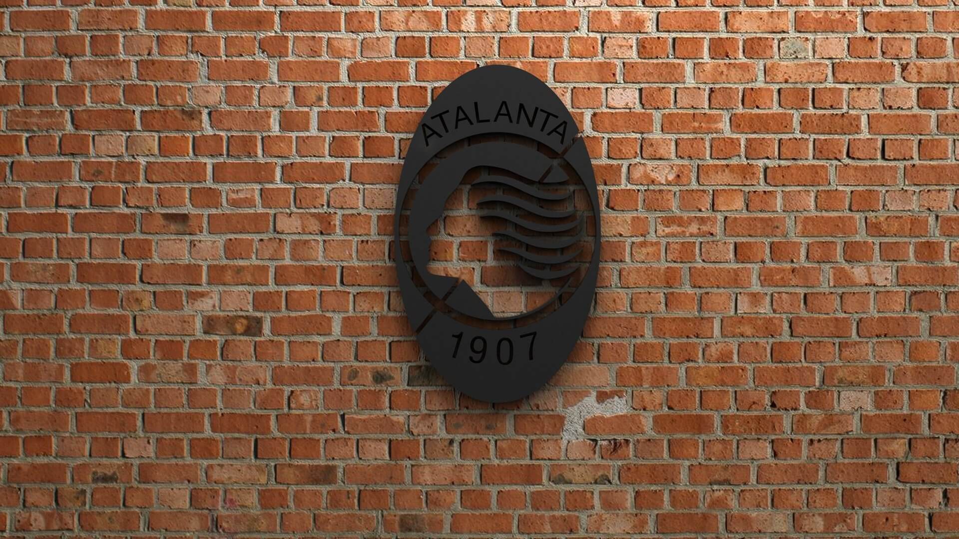 Atalanta BC Logo - 3D Model by waelmoussa