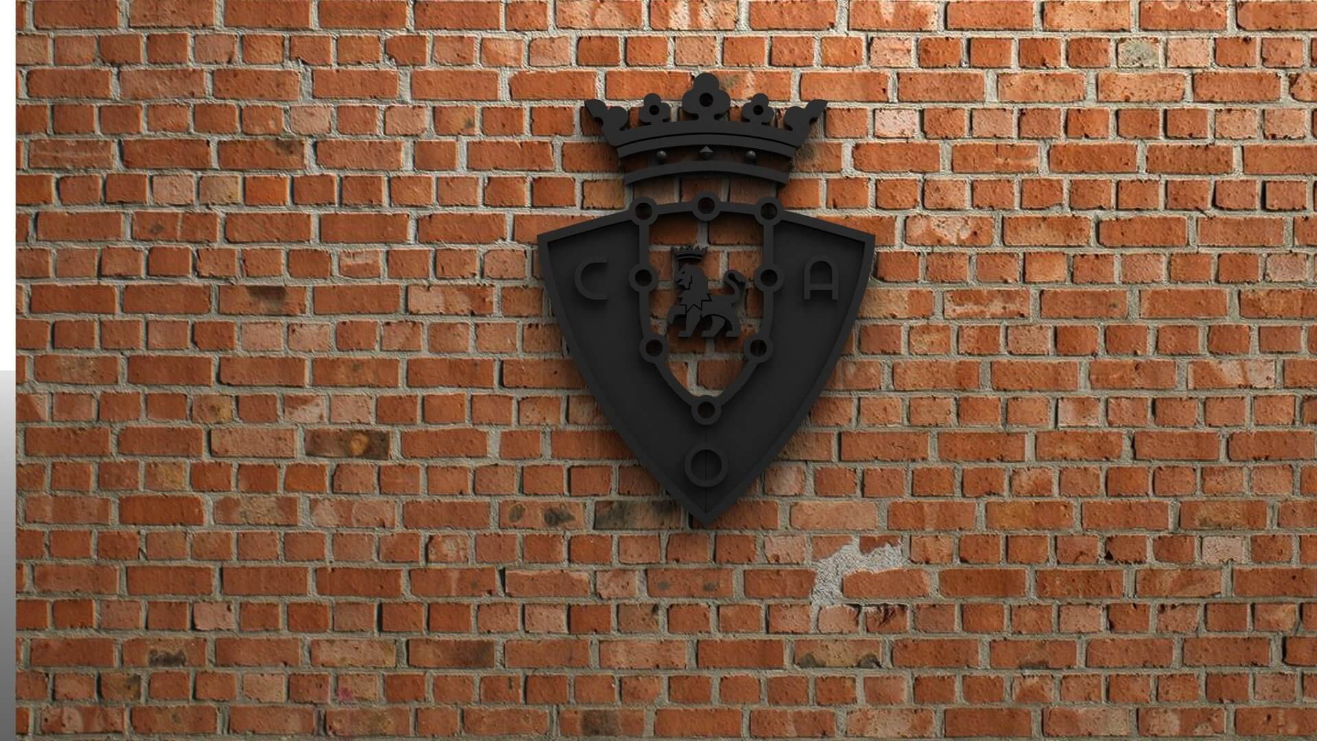 CA Osasuna Logo - 3D Model by waelmoussa