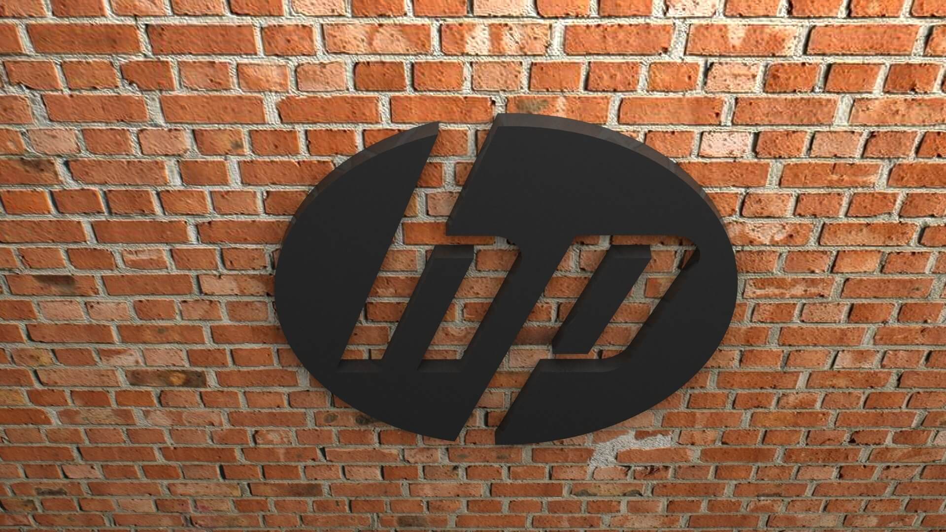 HP Logo - 3D Model by waelmoussa