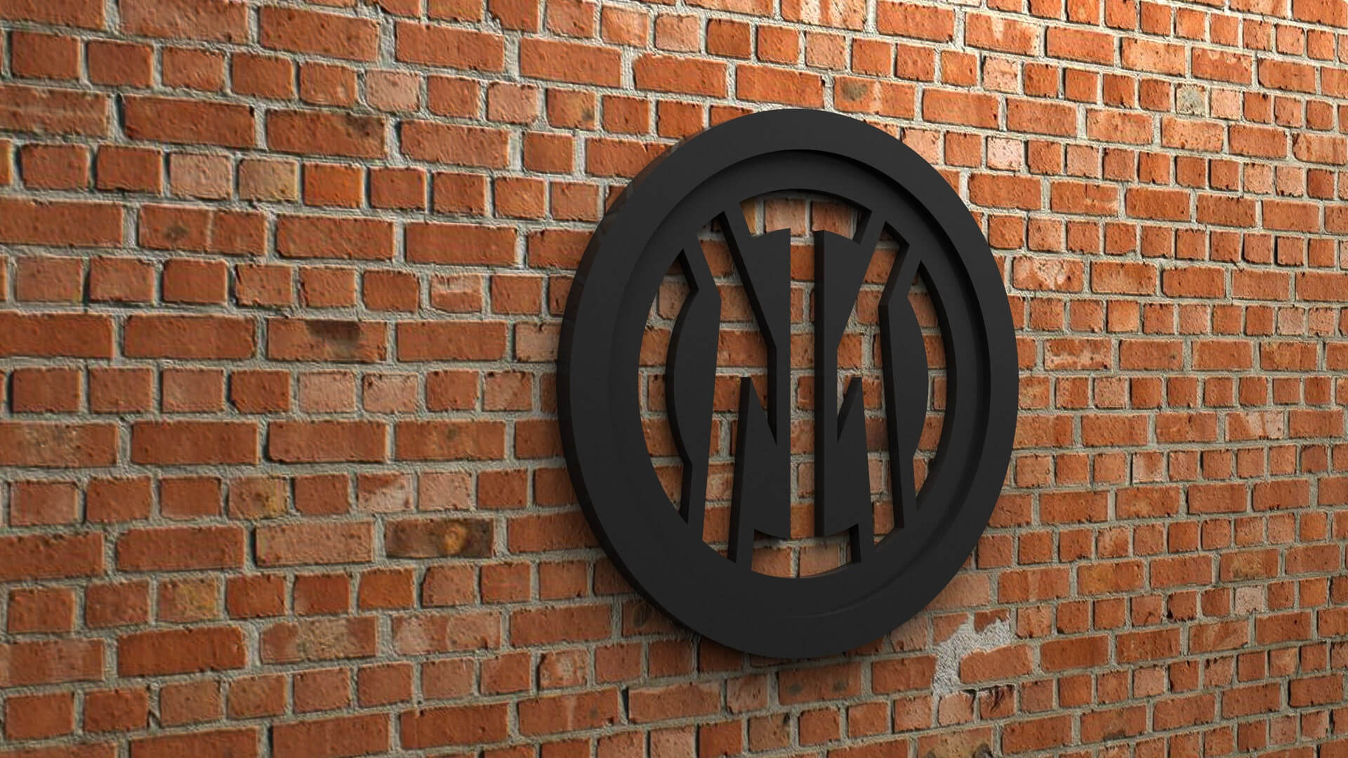 Inter Milan New Logo - 3D Model by waelmoussa