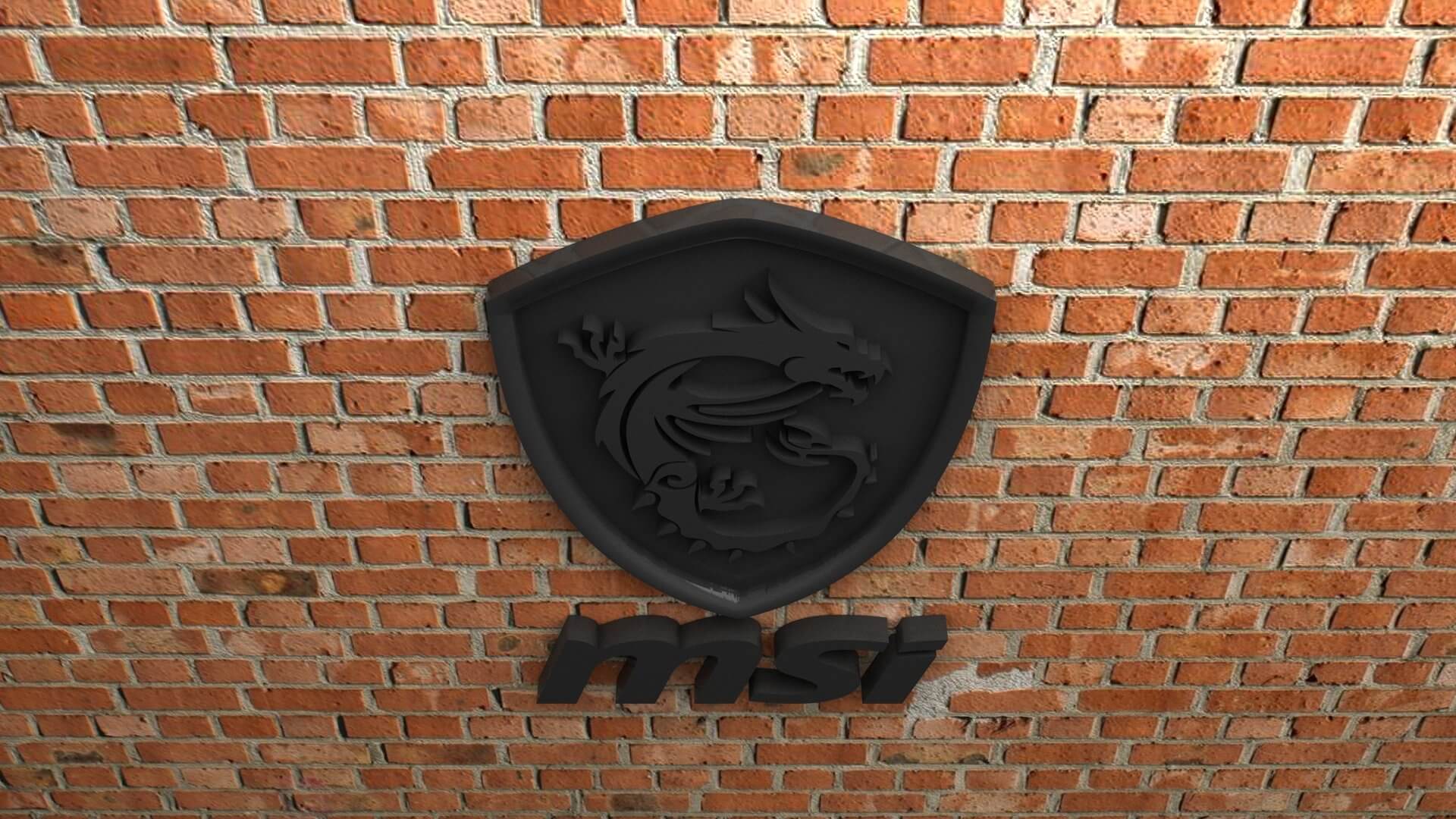 MSI Logo - 3D Model by waelmoussa
