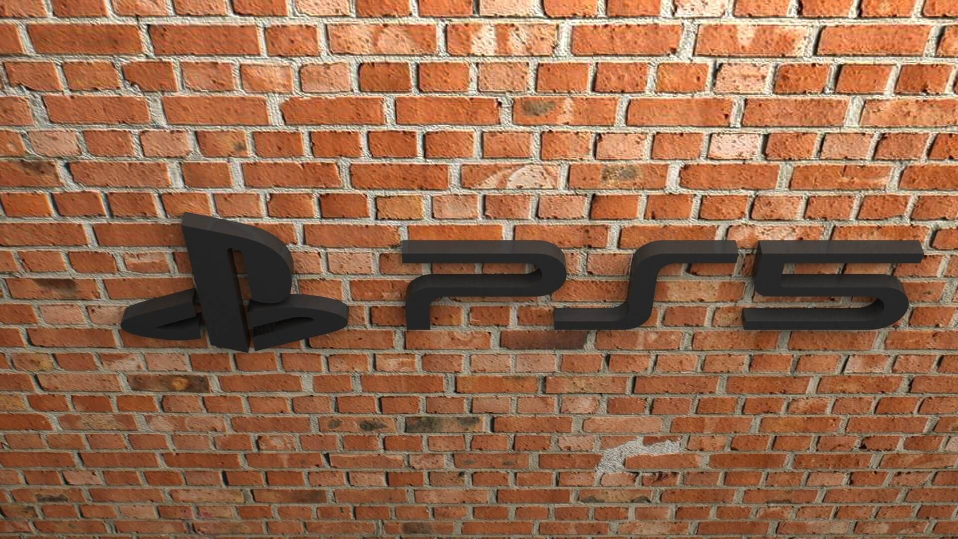 PS5 Logo - 3D Model by waelmoussa