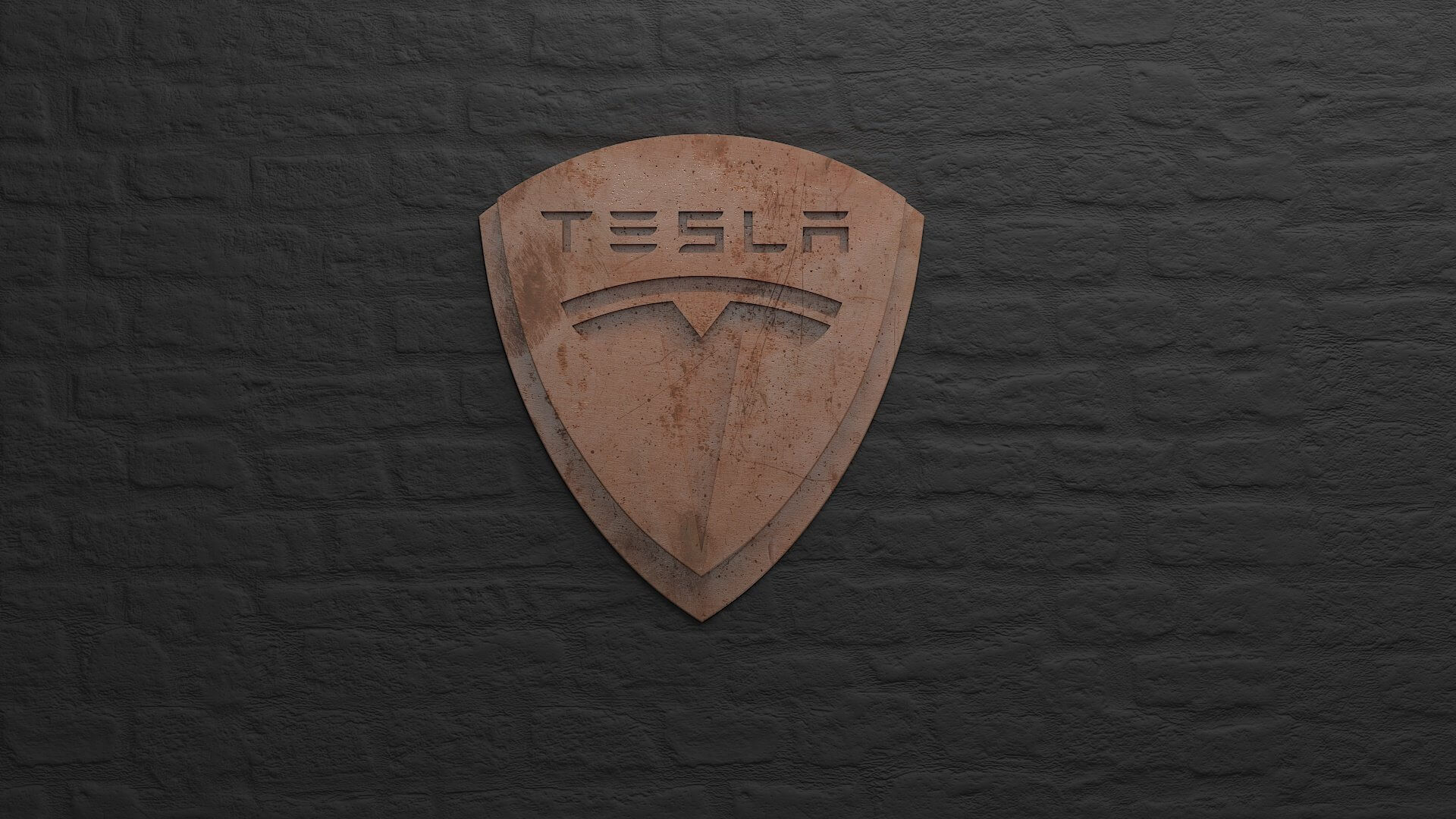 Tesla Logo - 3D Model by waelmoussa