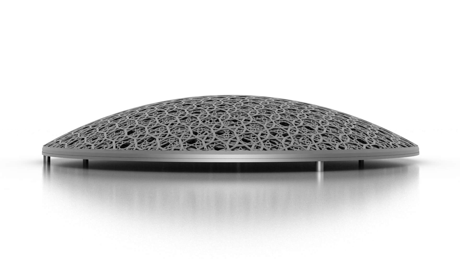 Louver Abu Dhabi Dome - 3D Print Model by waelmoussa