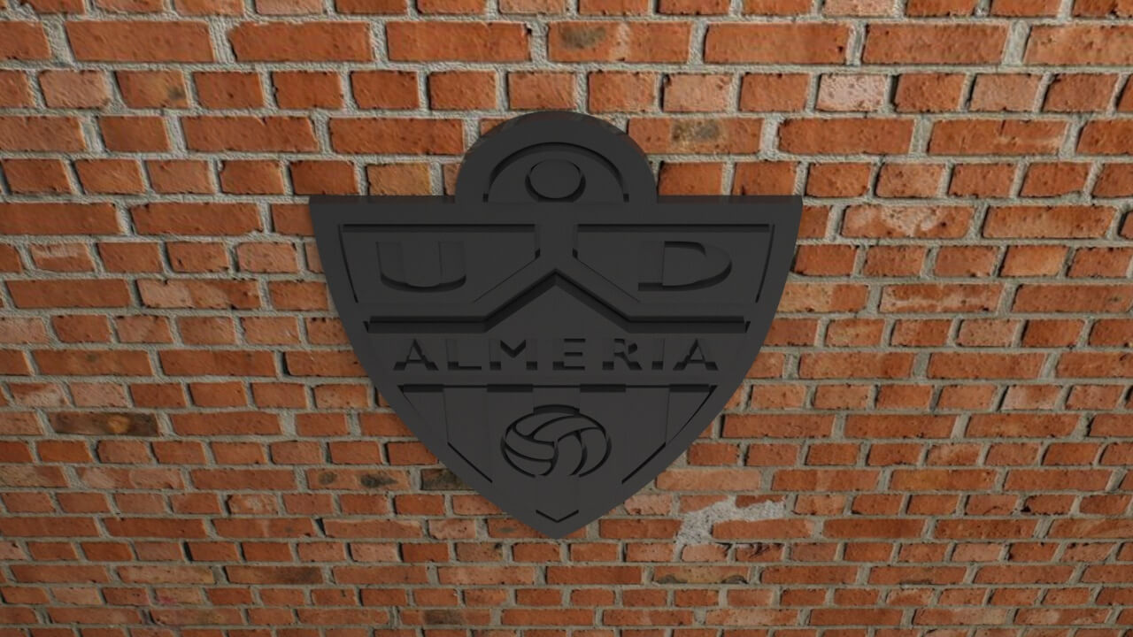 UD Almeria Logo - 3D Model by waelmoussa