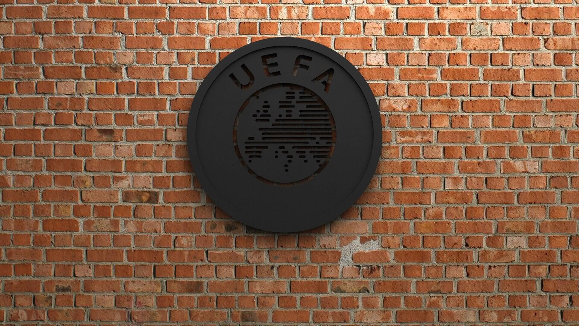 UEFA Logo - 3D Model by waelmoussa