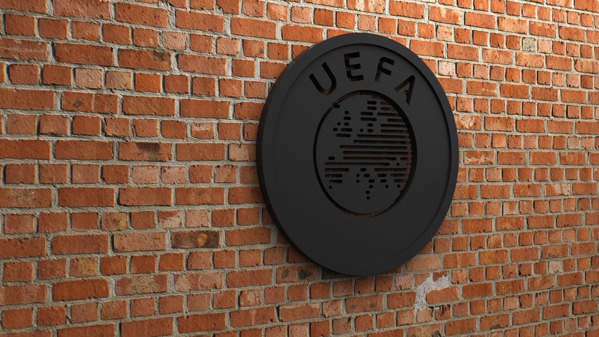 UEFA Logo - 3D Model by waelmoussa