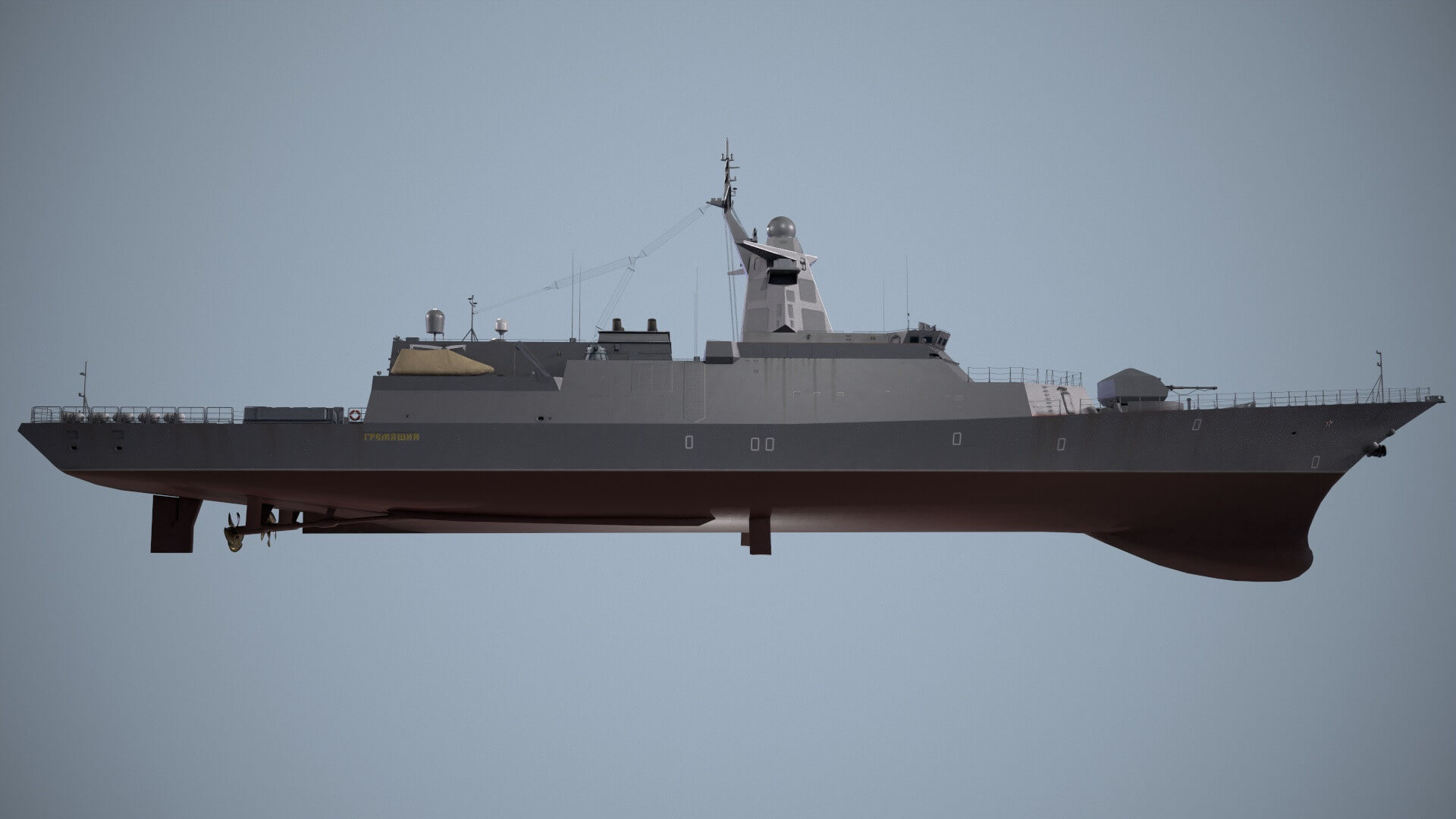 War Ship Corvette 20385 - 3D Model by war_ships