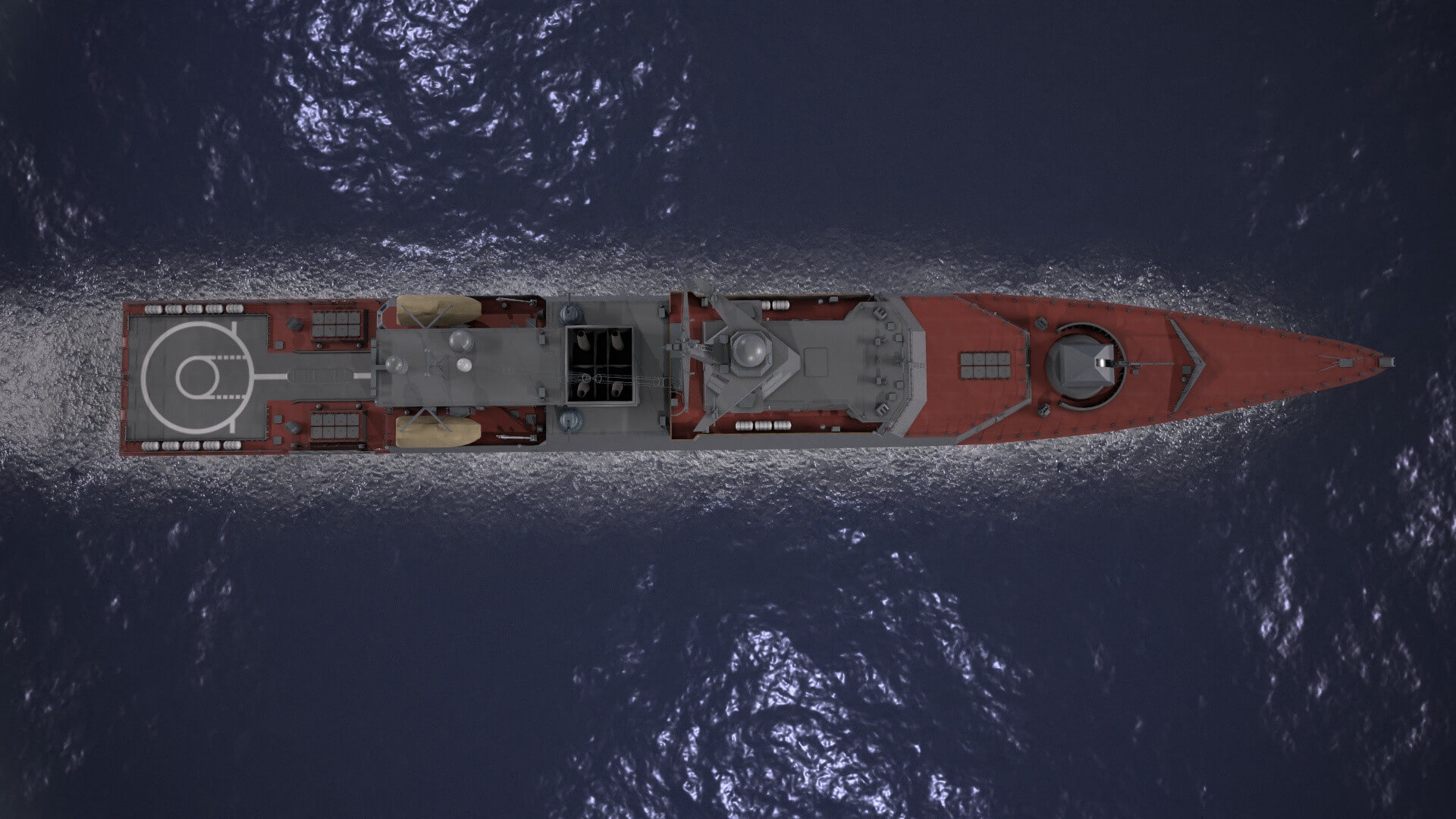 War Ship Corvette 20385 - 3D Model by war_ships