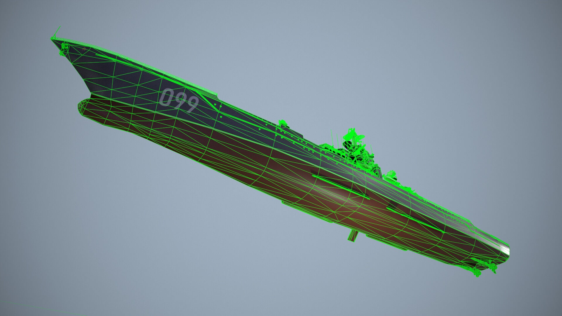 War Ship Cruiser 1144 - 3D Model by war_ships