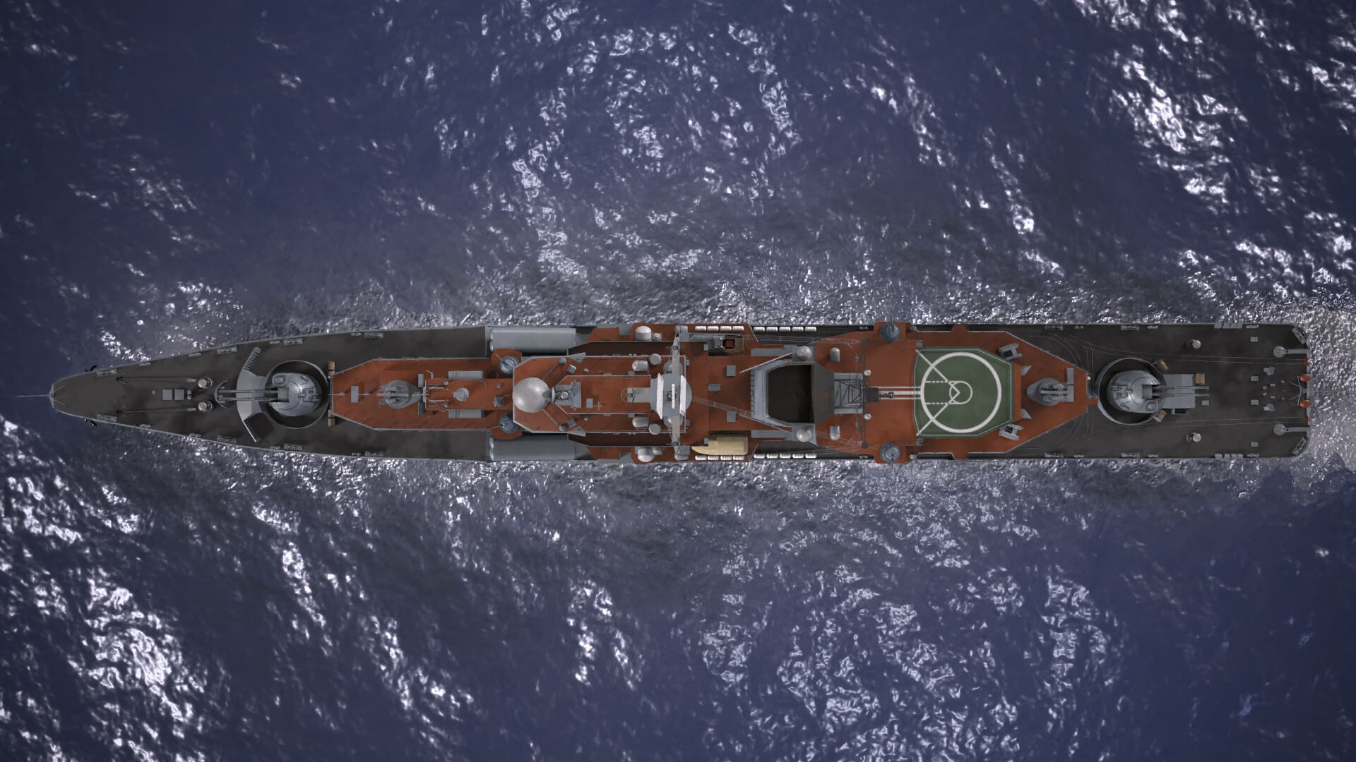 War Ship Destroyer 956 - 3D Model by war_ships