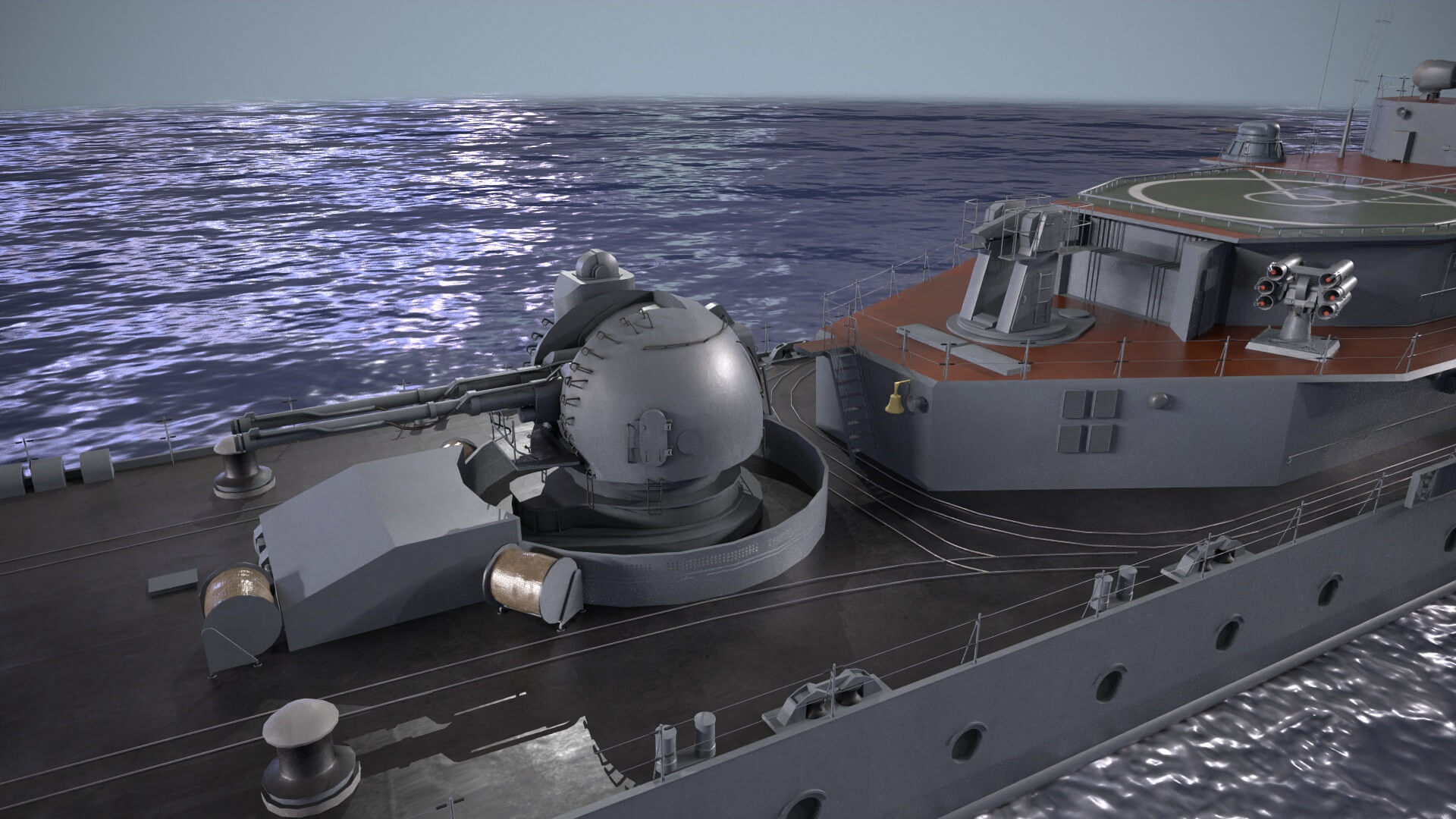 War Ship Destroyer 956 - 3D Model by war_ships