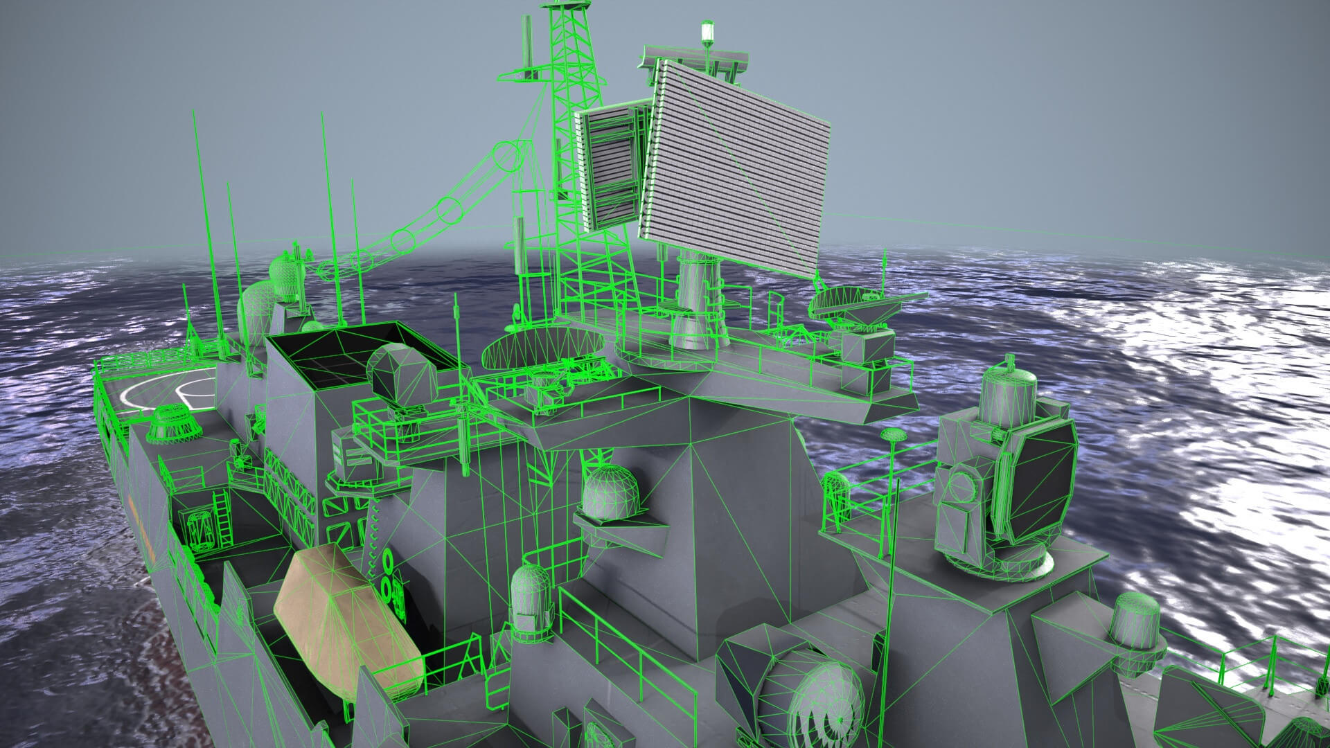 War Ship Frigate 11356 - 3D Model by war_ships
