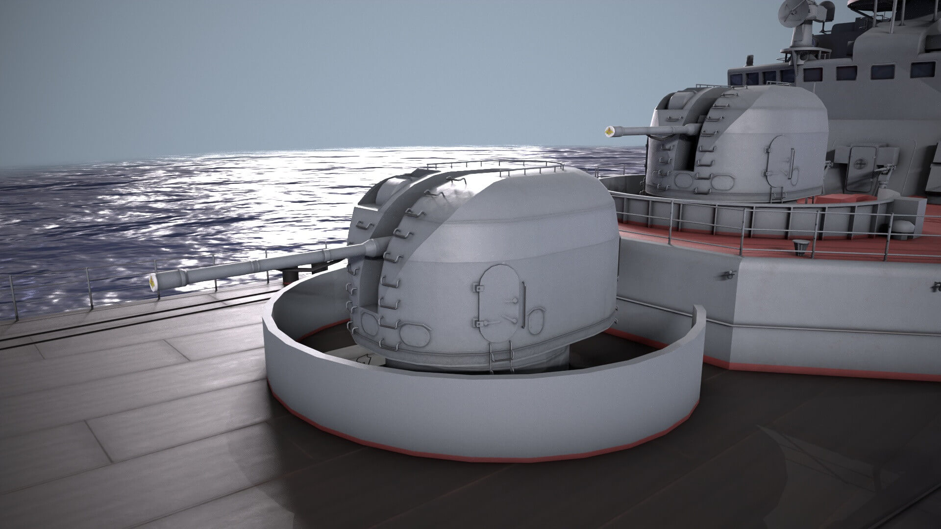 War Ship Frigate 1155 - 3D Model by war_ships