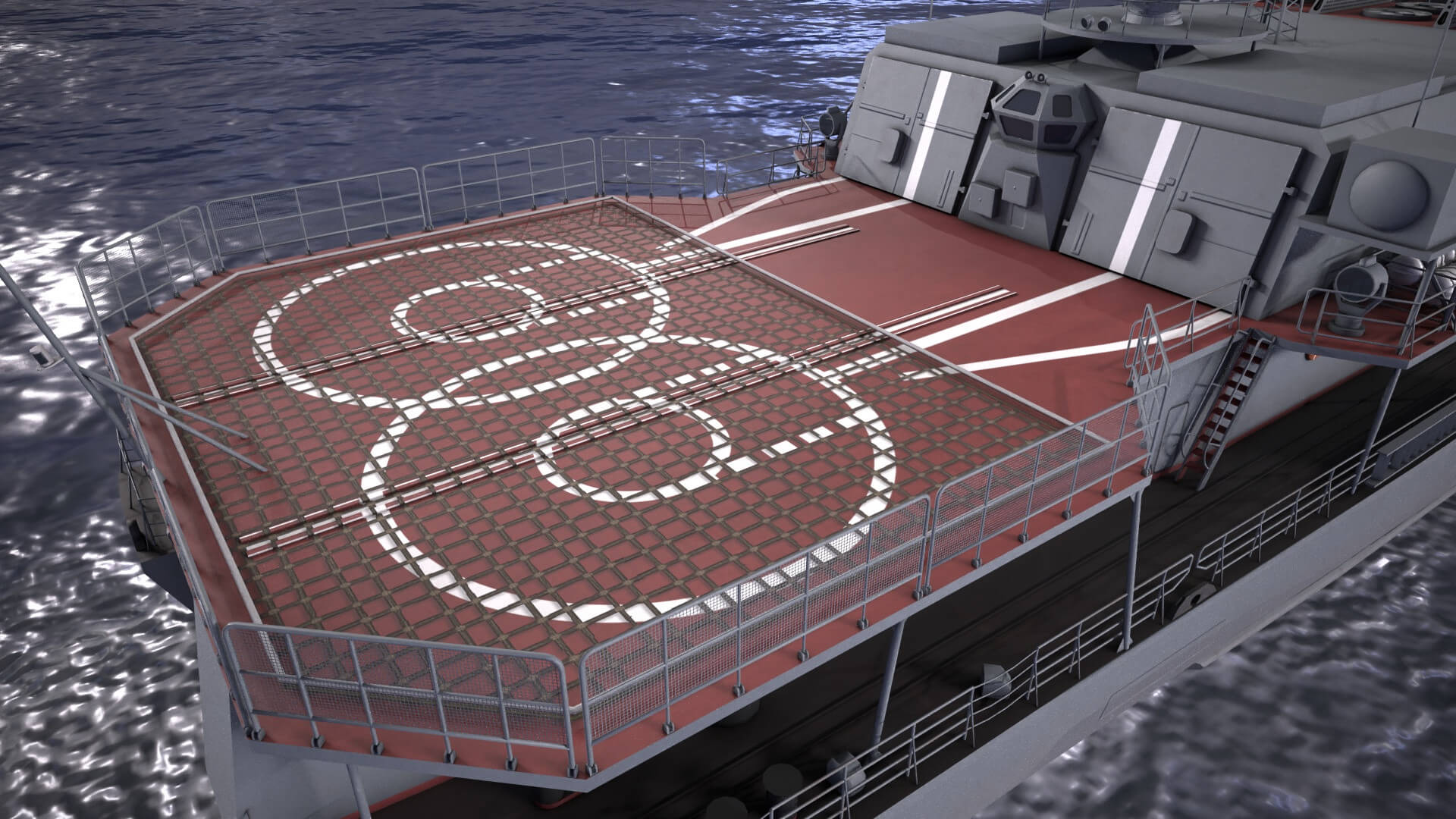 War Ship Frigate 1155 - 3D Model by war_ships