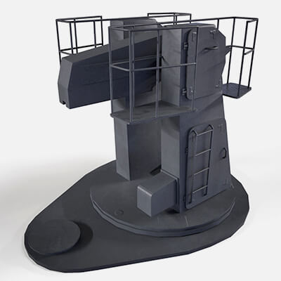 Warship Weapon System Uragan - 3D Model by war_ships